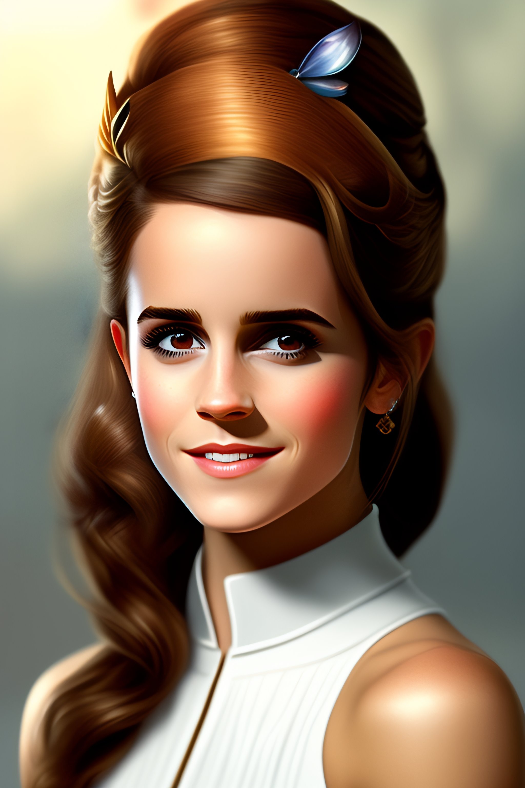 Lexica - Cute and adorable cartoon Emma Watson, fantasy, dreamlike ...