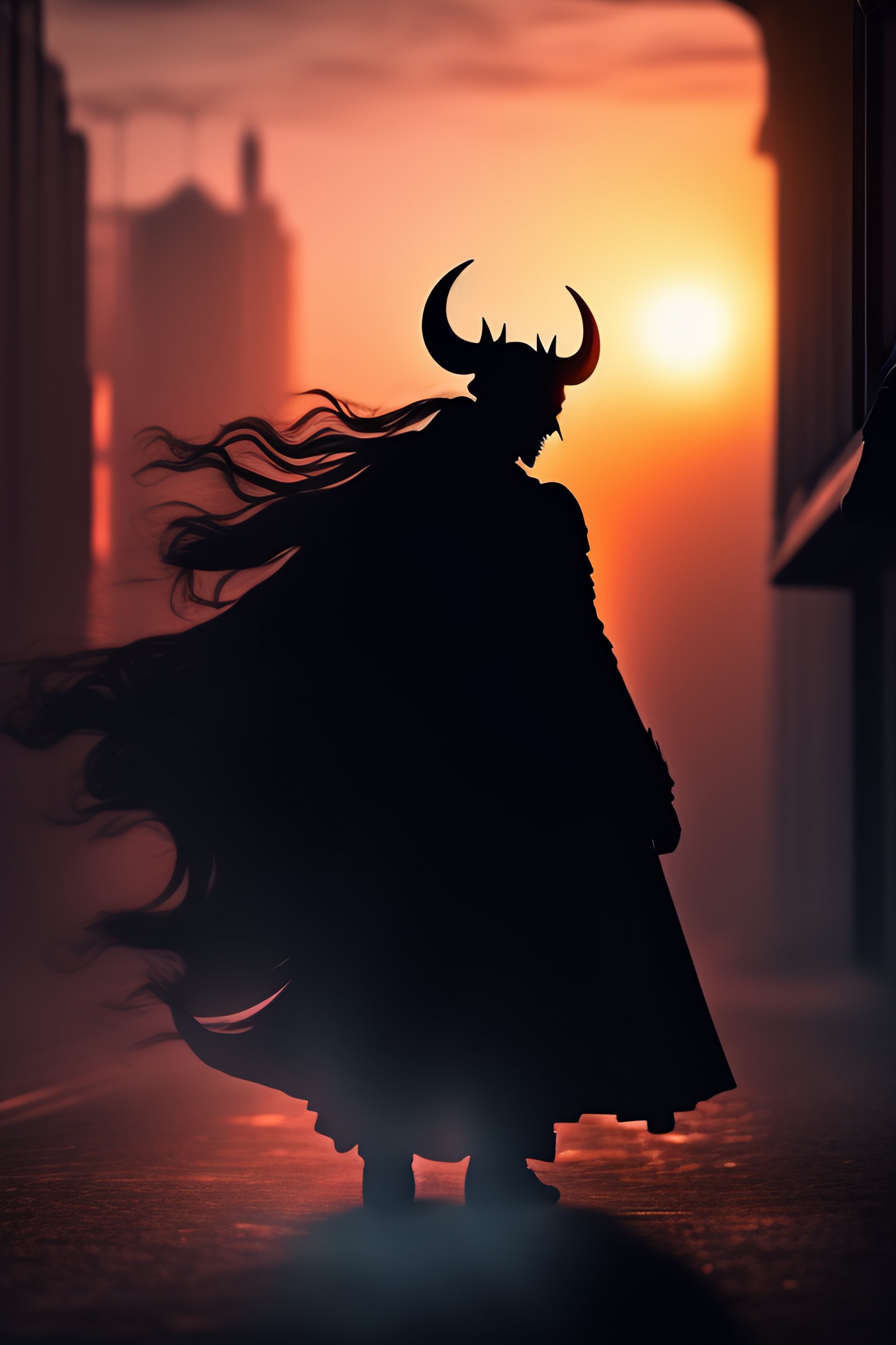 Lexica - Scary shadow demon