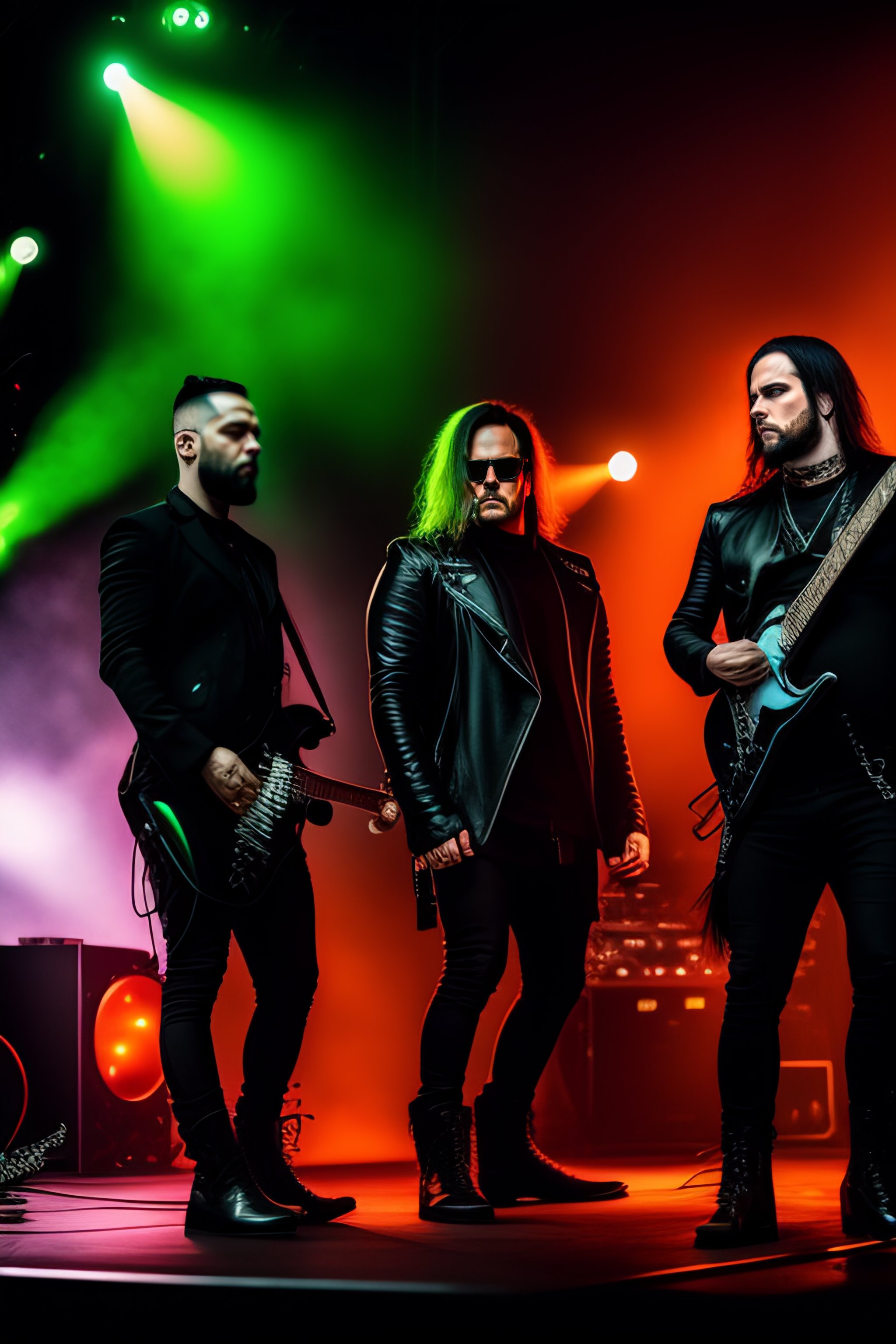 Lexica - Industrial metal band bile performing concert in green hell to ...