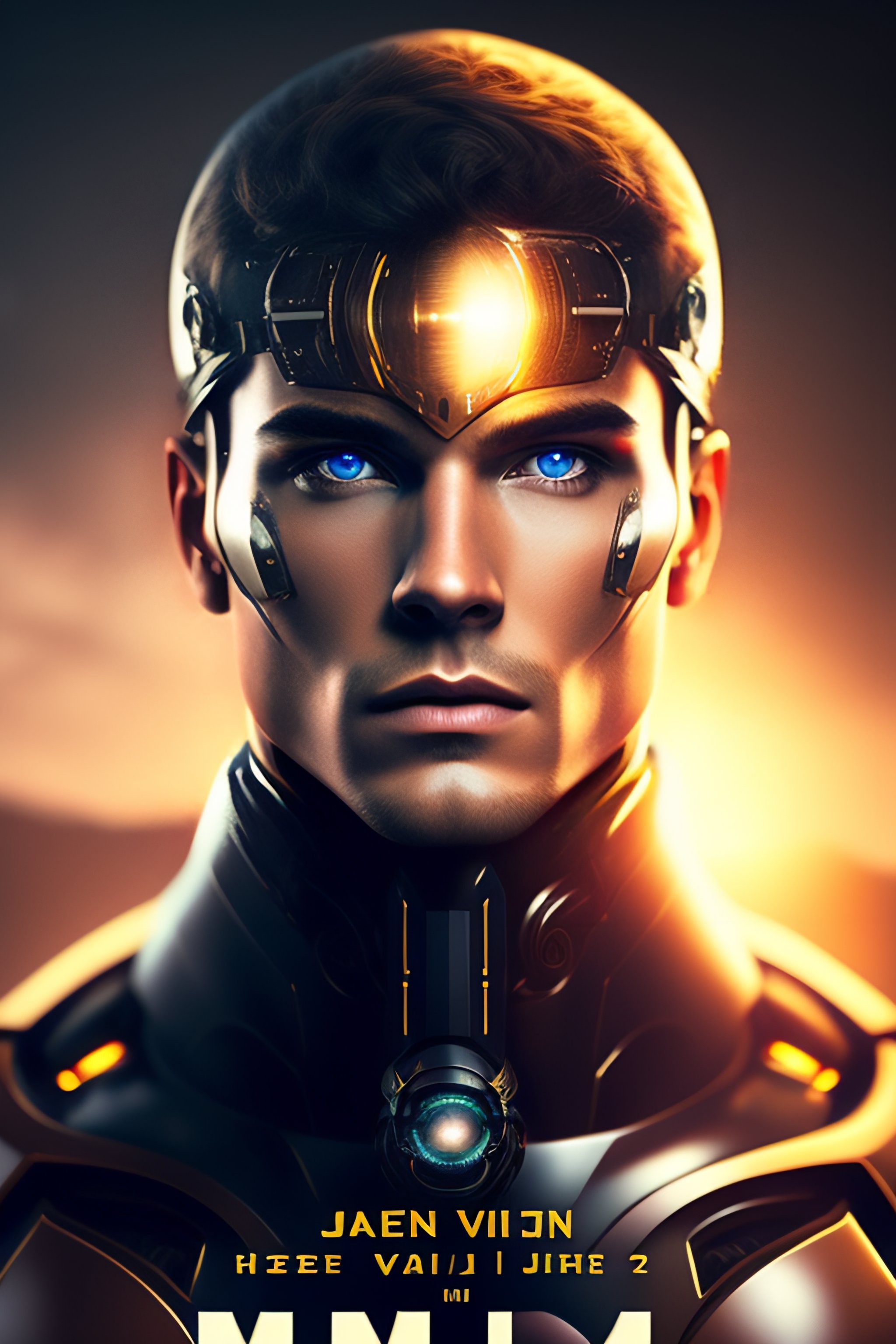 Lexica - Male robot pretending to be human, stunning human-robot mix ...