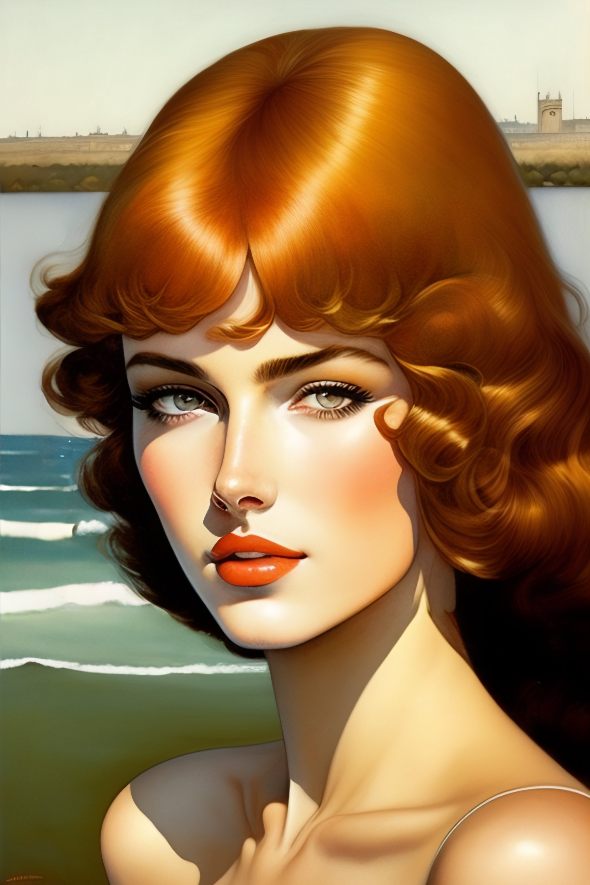 Lexica - A beautiful girl by milo manara,