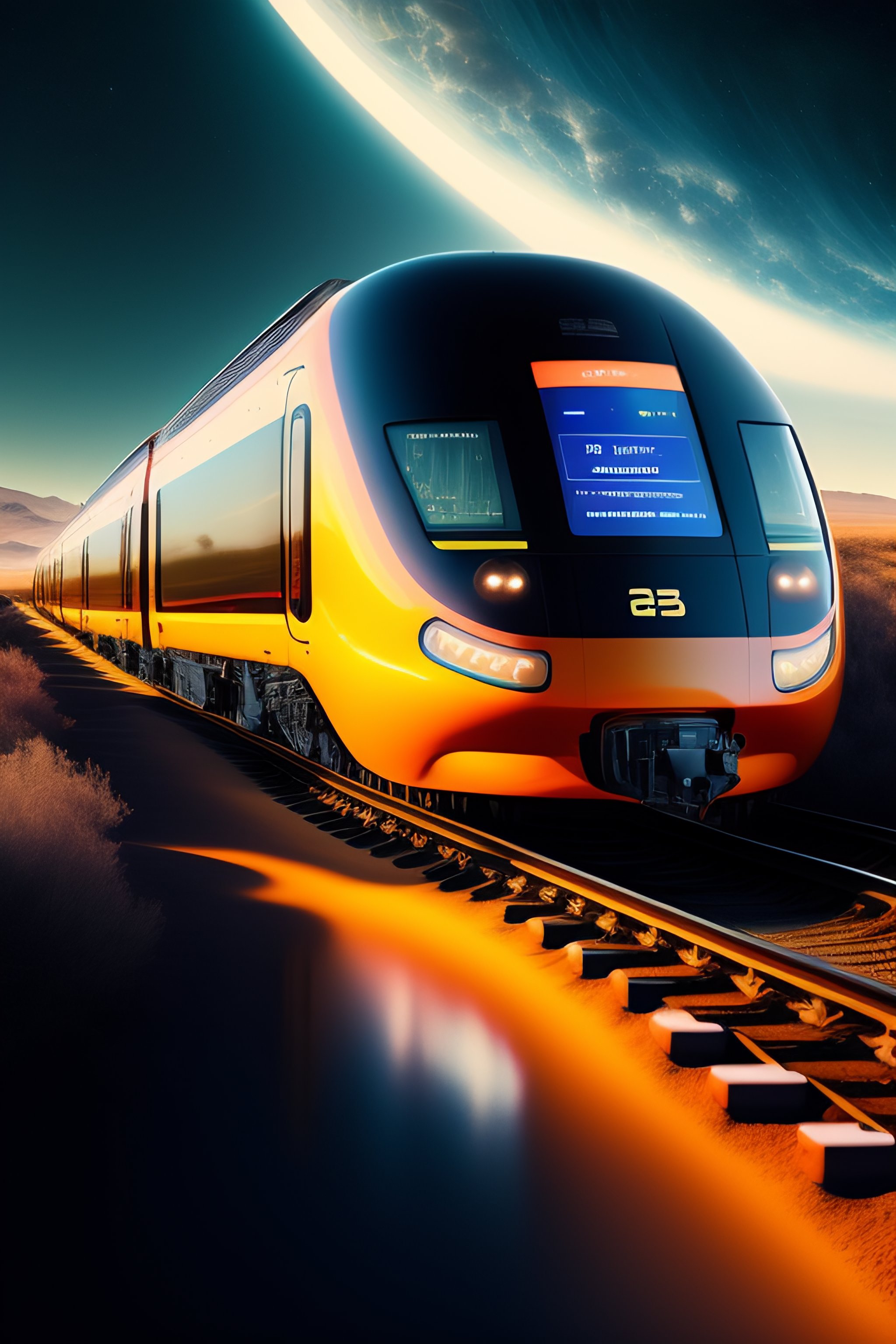Lexica - Electric train line, another planet