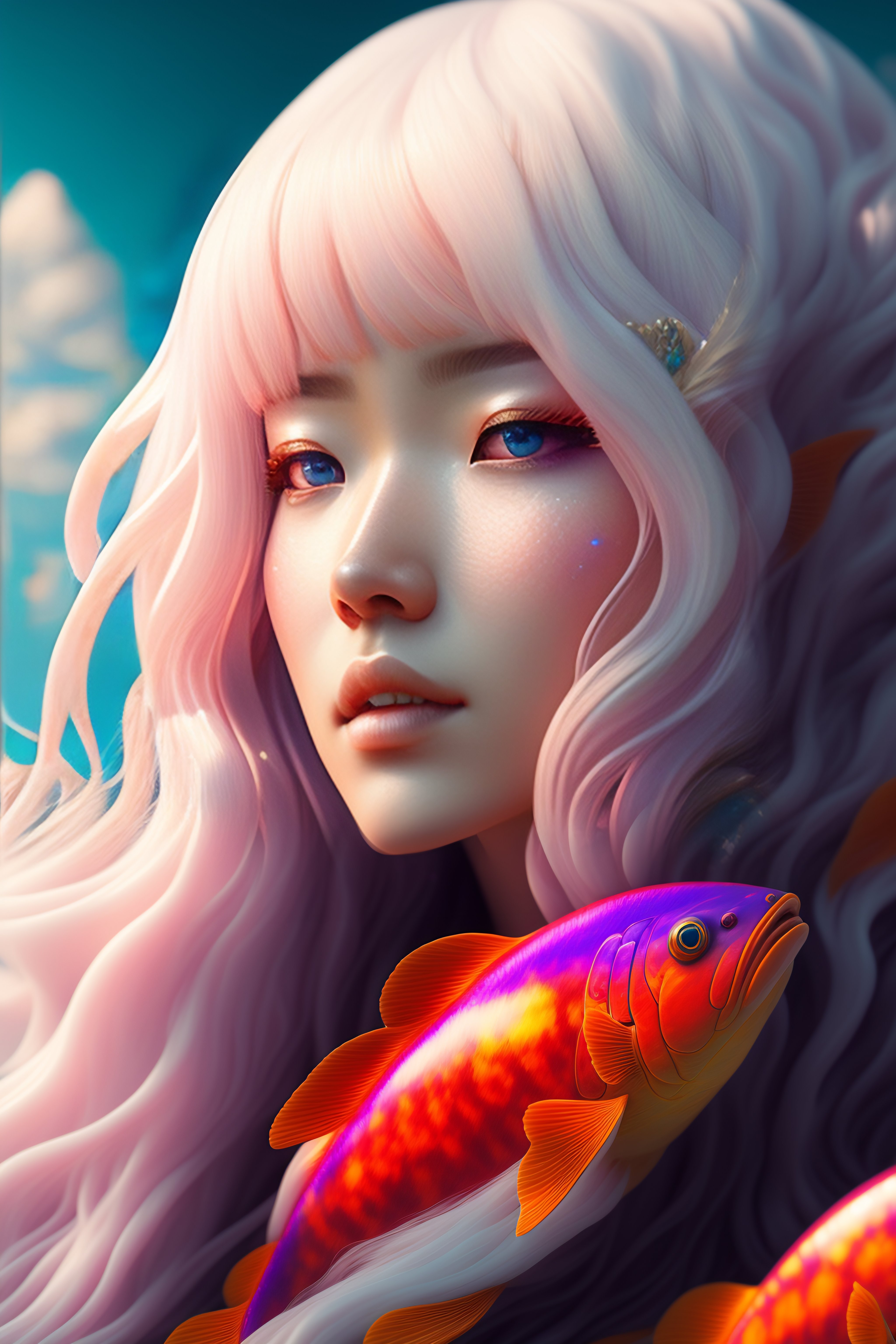 Lexica - Subsurface scattering, white, griffith from berserk with long ...