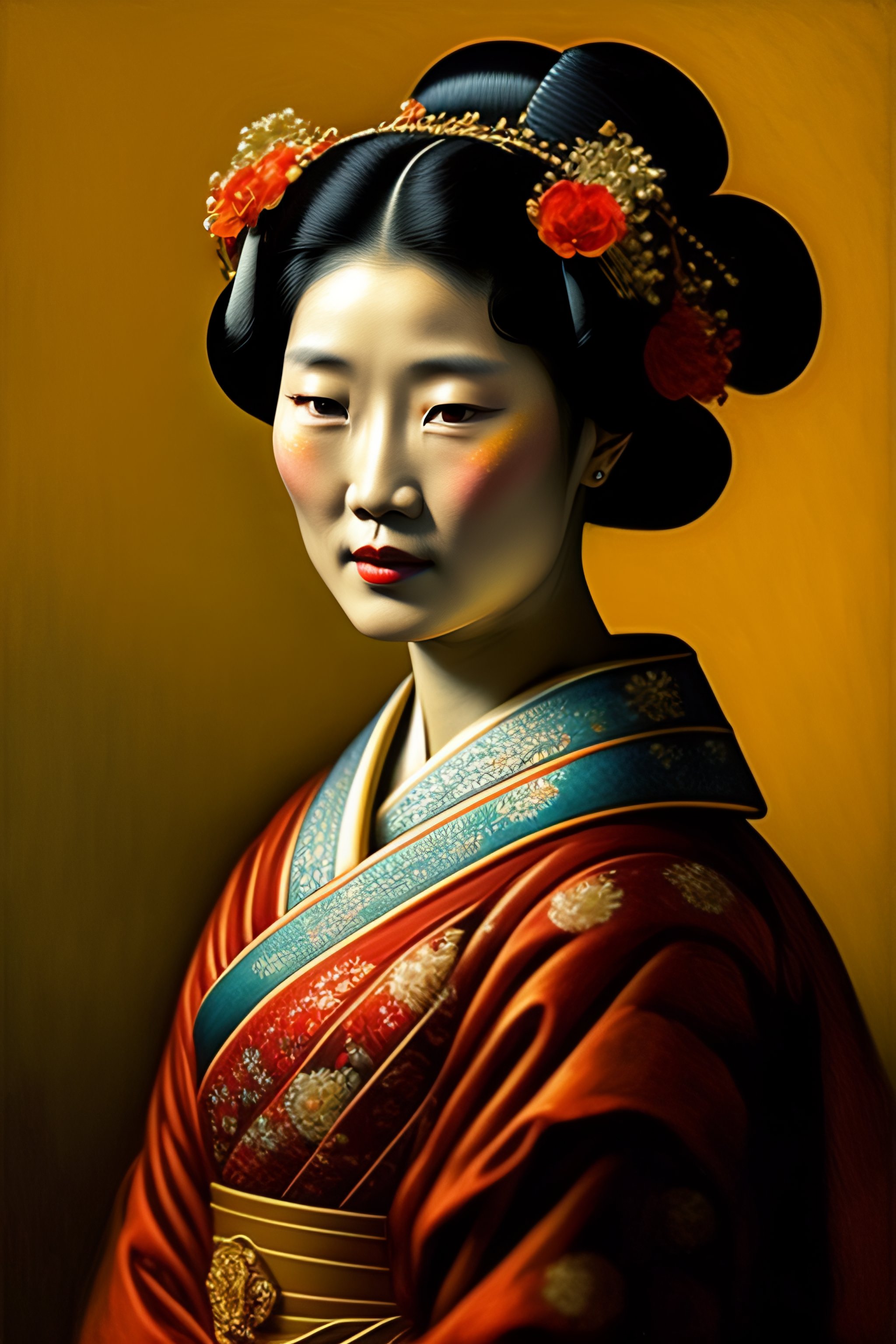 Lexica - Geisha painted by van gogh