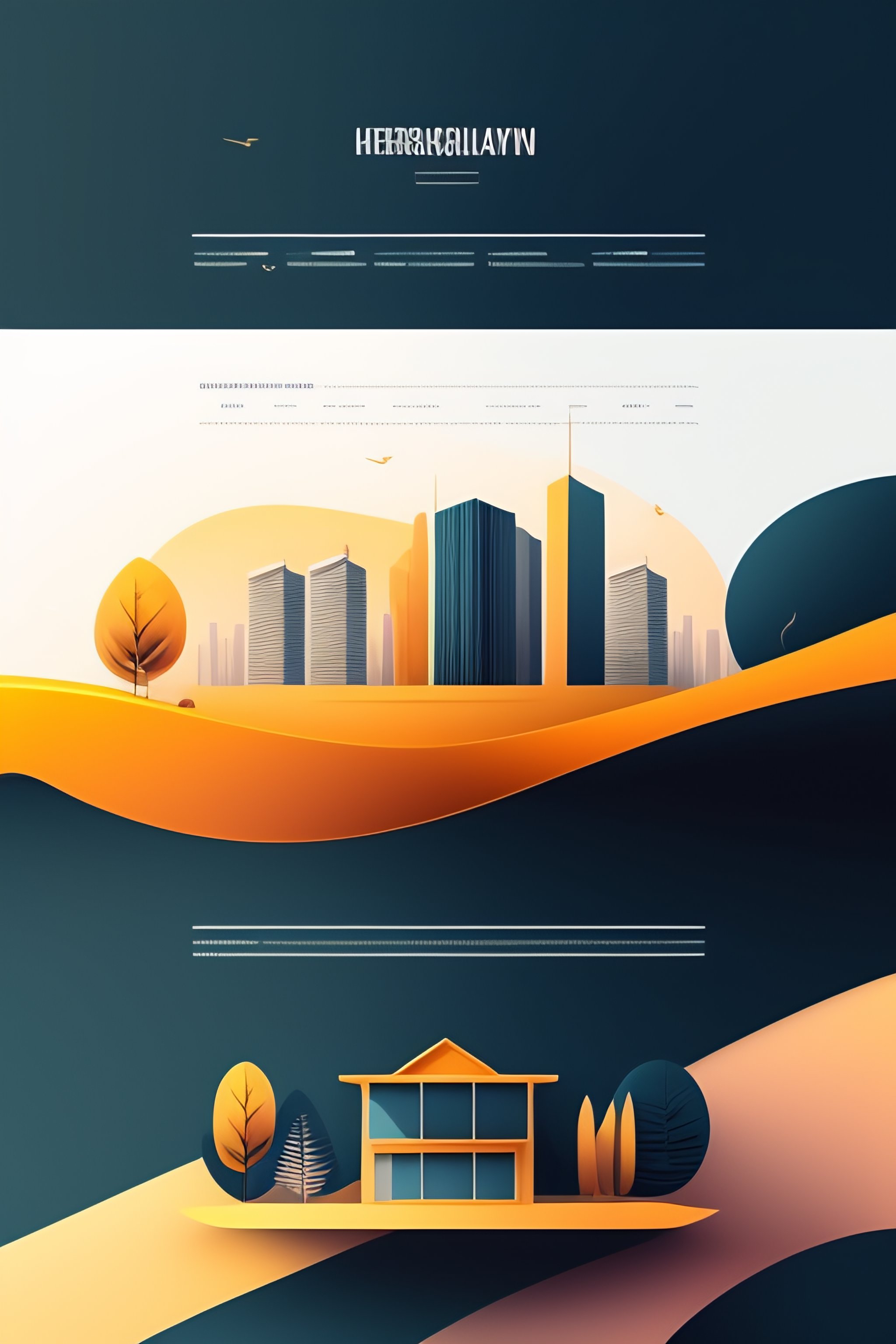 Lexica - Webpage background hero image for real estate company modern ...