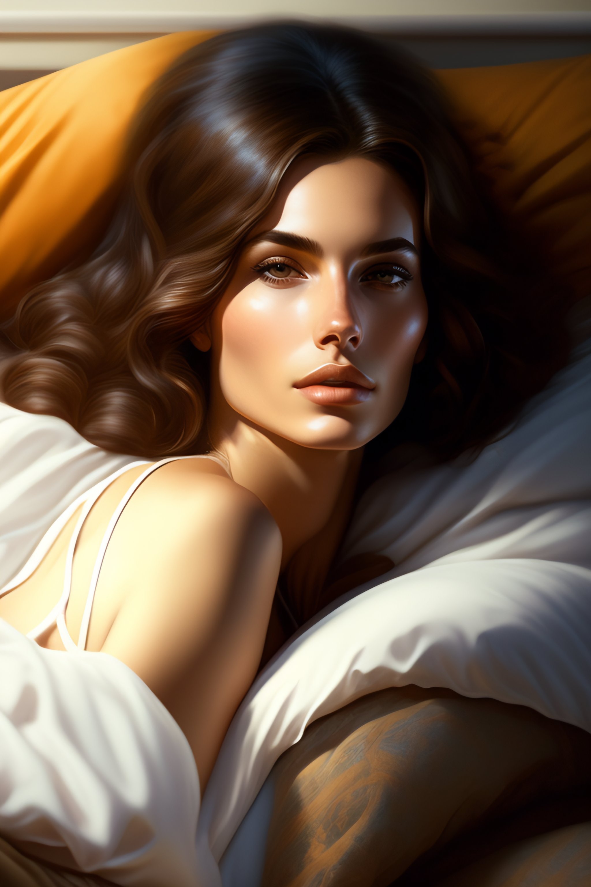 Lexica - Groundhog drug addict lies on the bed, realistic portrait, highly detailed, digital ...