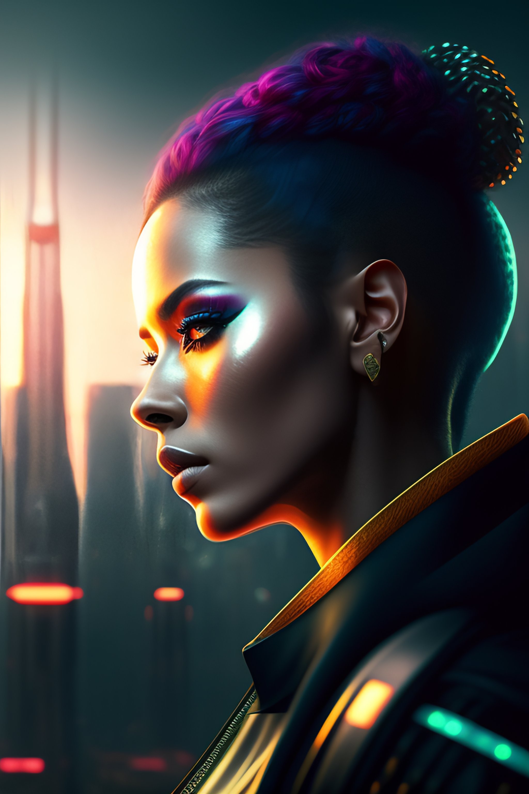 Lexica - Cyberpunk style aleyway