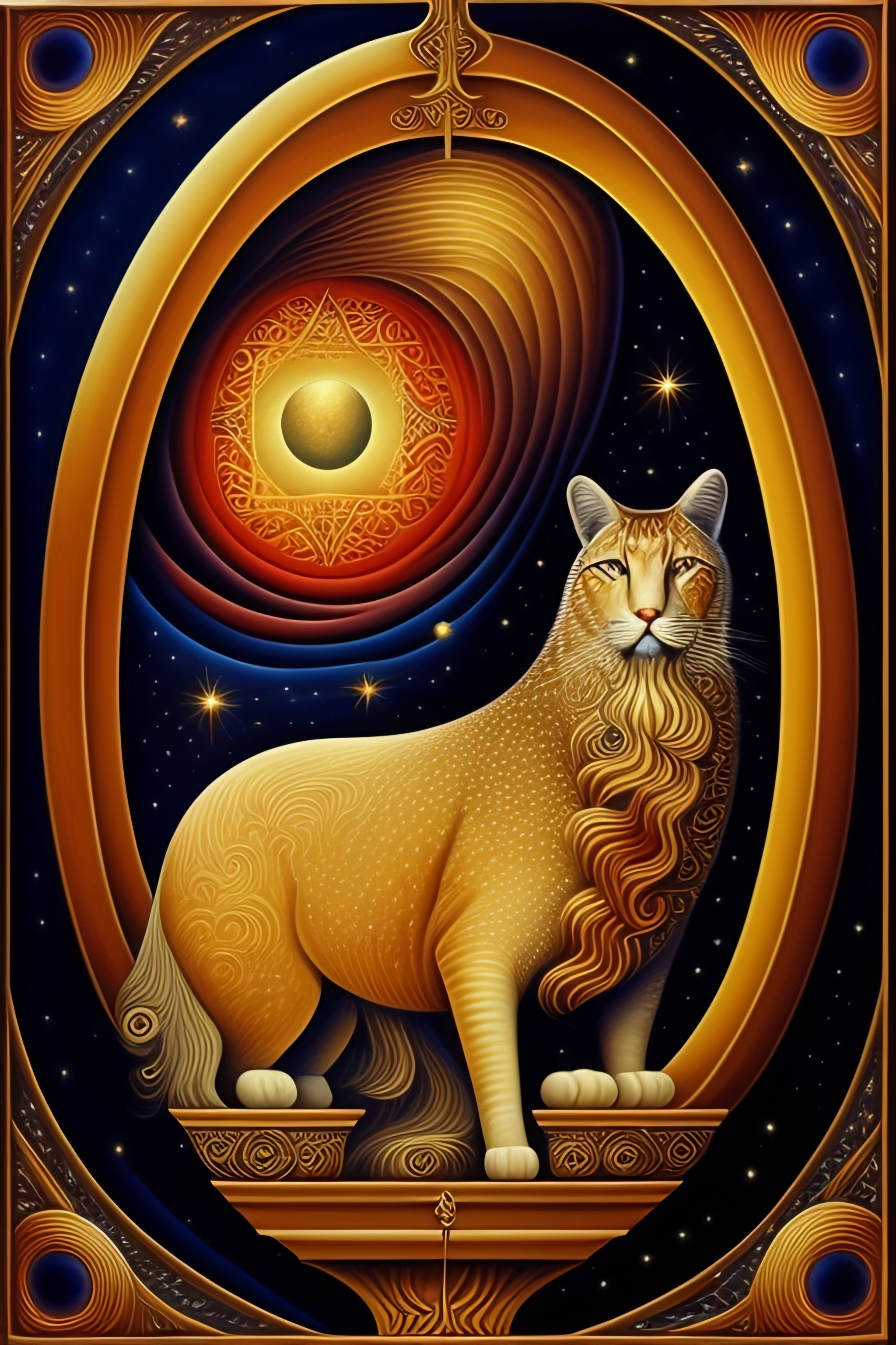 Lexica - The surrealist zodiac, art by johfra bosschart
