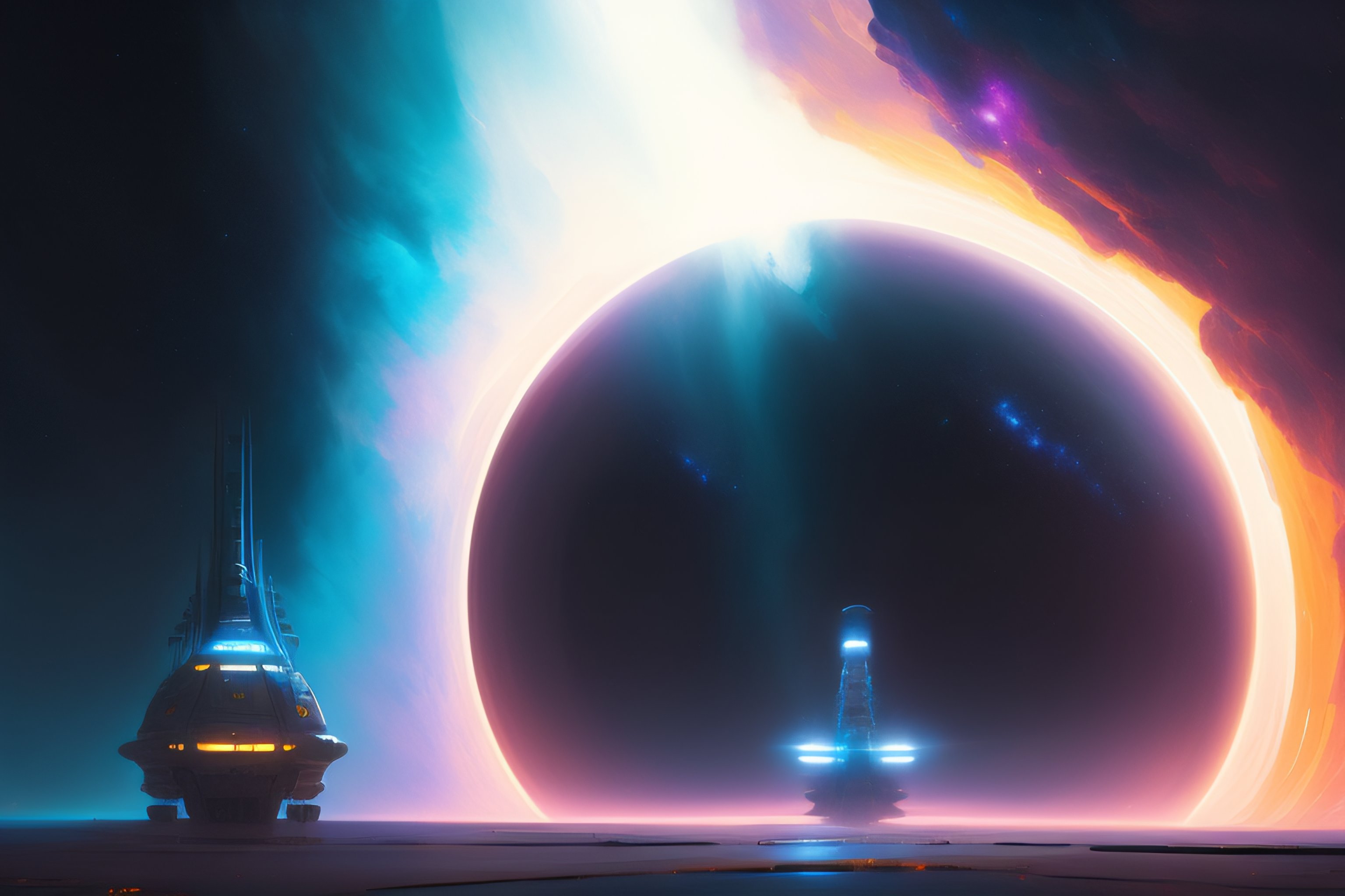 Lexica - Empty space, deep space, Space station, in nebula, jordan ...