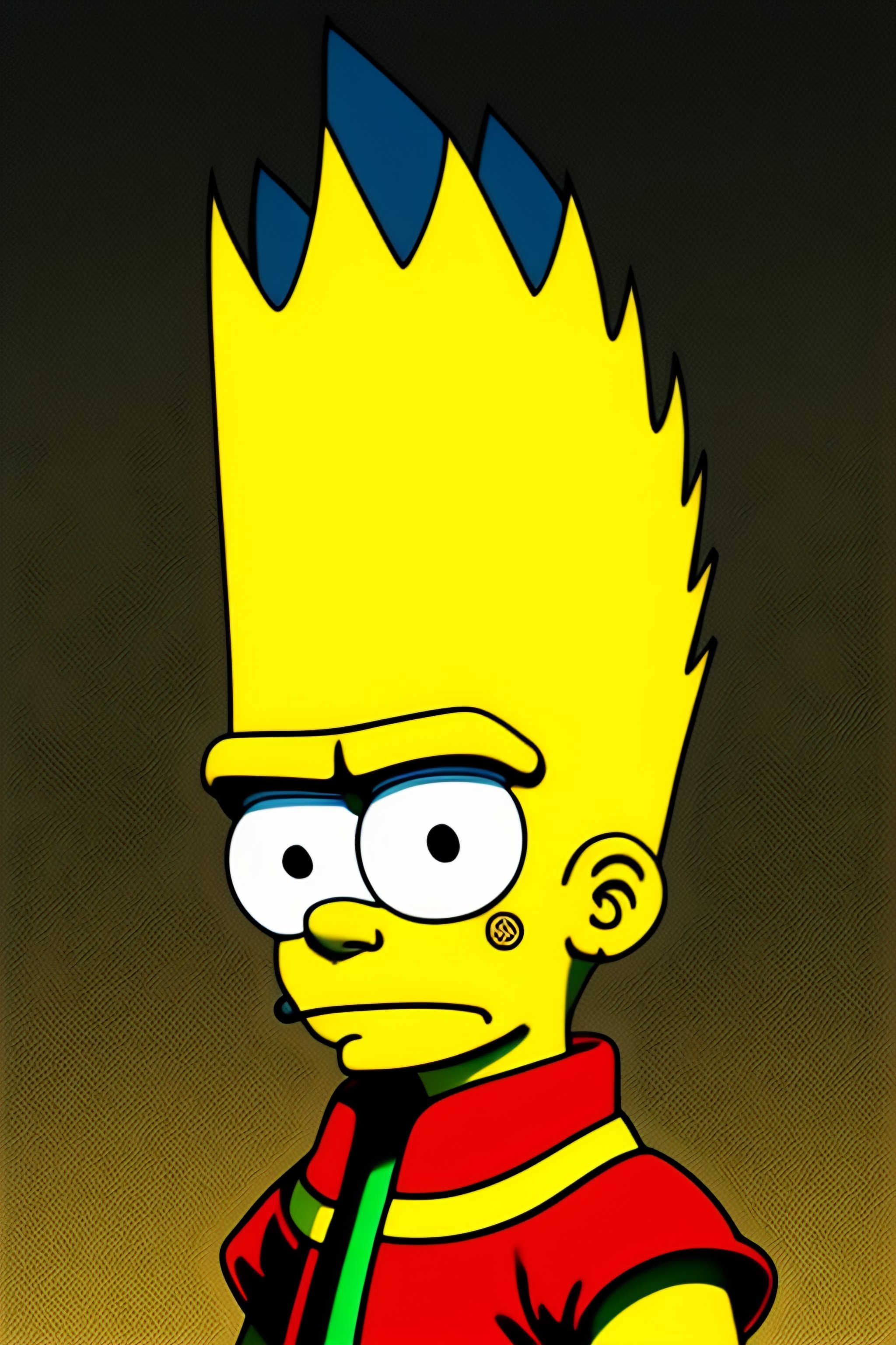 Lexica - Bart Simpson anime vintage