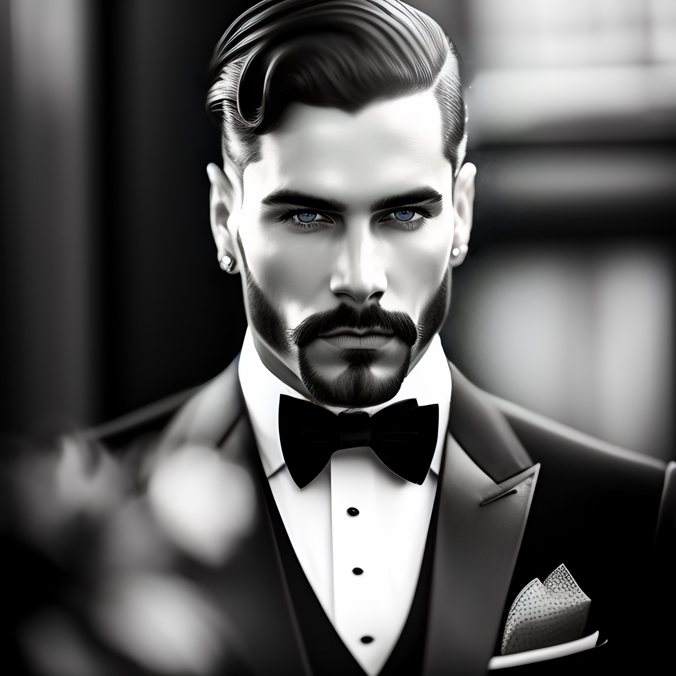 Lexica - Inkpunk a man in tuxedo