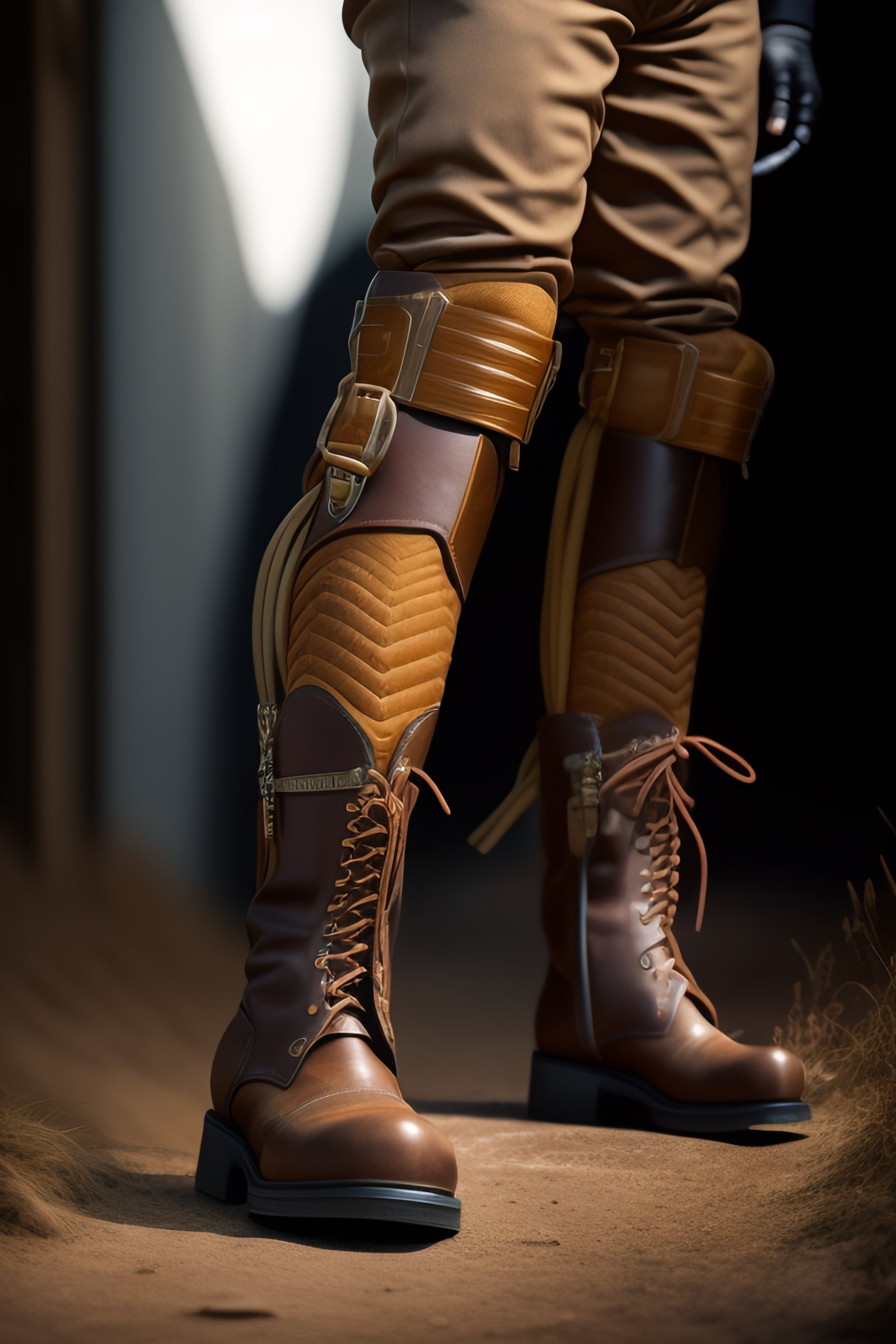 Lexica - Polio Leg braces, highly detailed, rugged, dramatic, in the ...