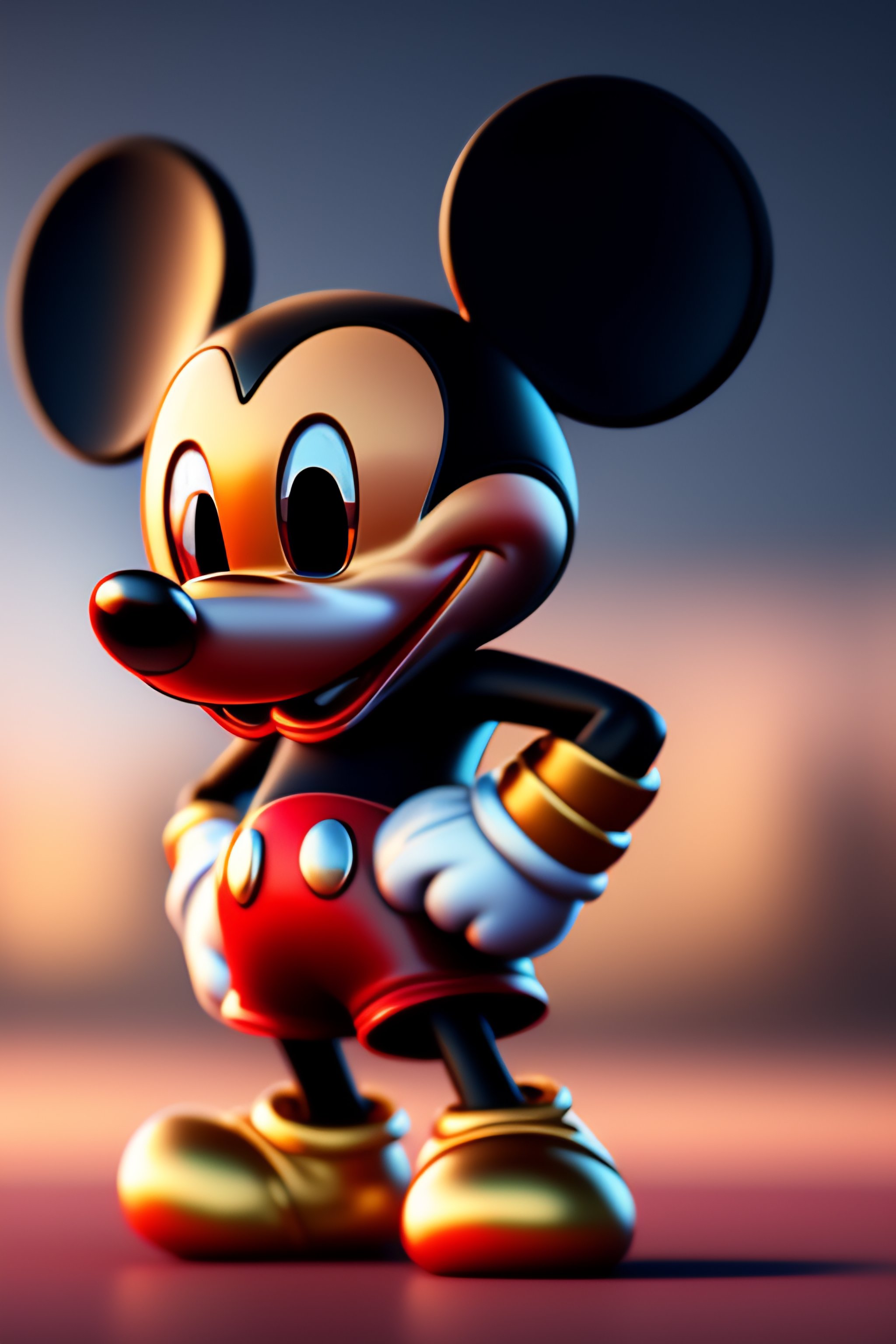 Lexica - Mickey Mouse as a real person in real life, 3D rendering ...
