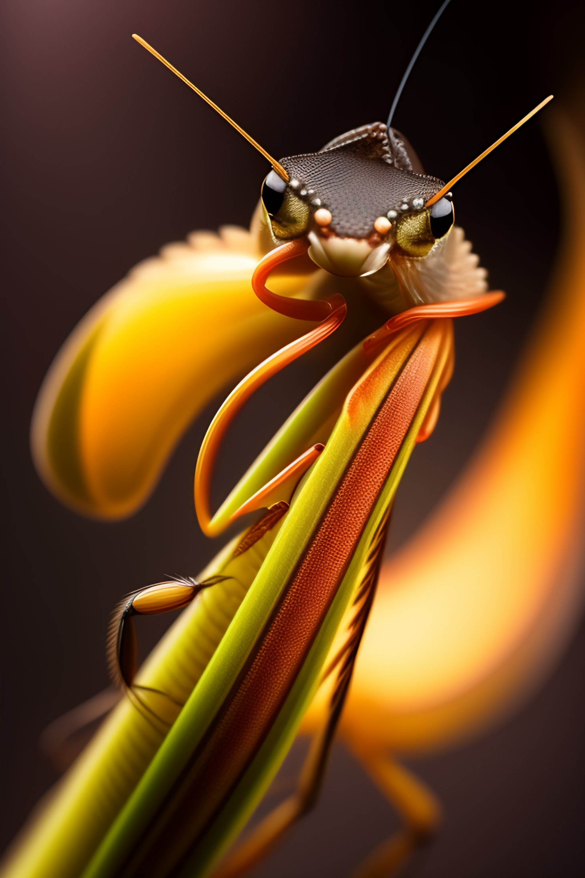 Lexica - A prey mantis holding a sword