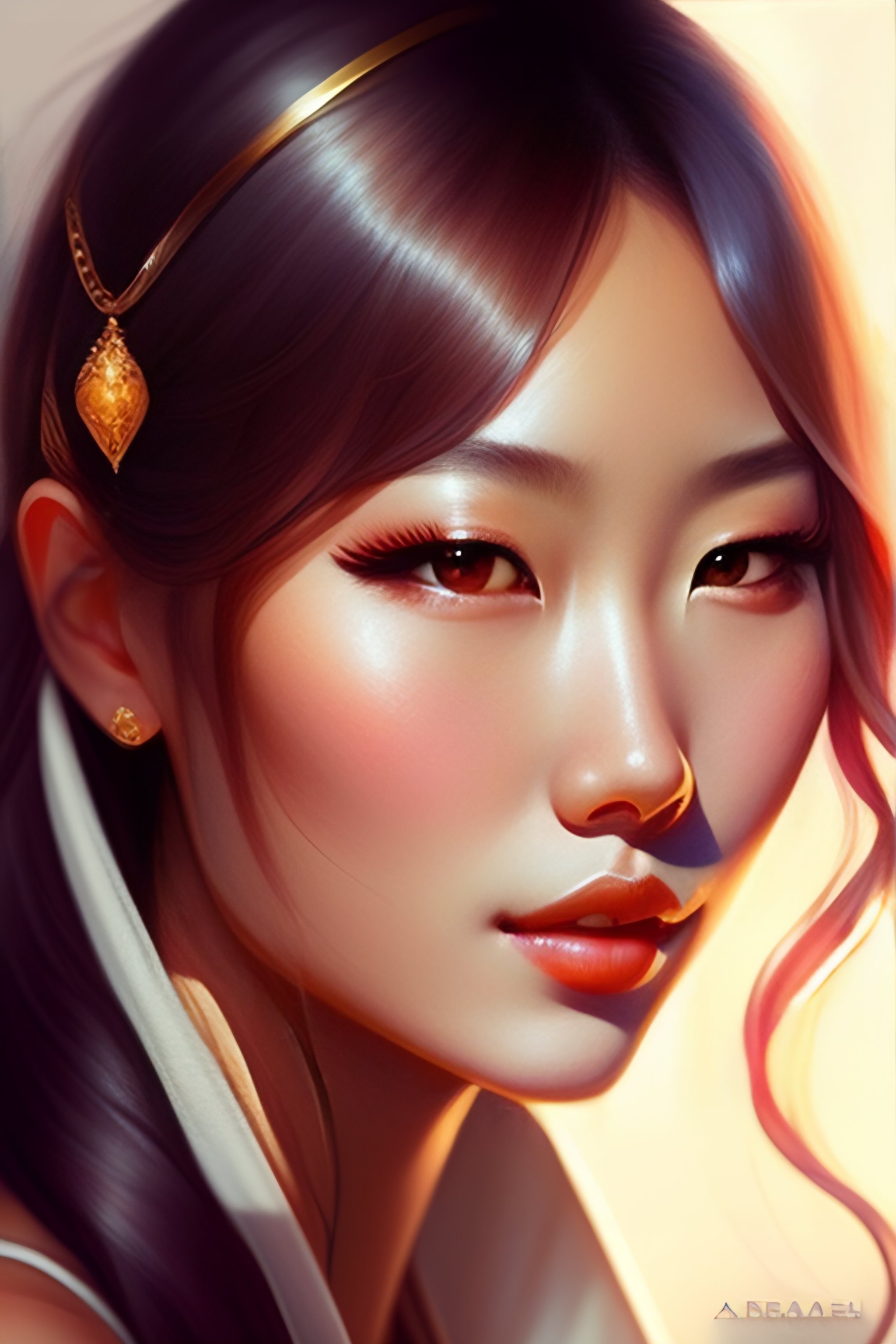 Lexica - Light hair, beautiful, fashionable, charming, dreamlike ...