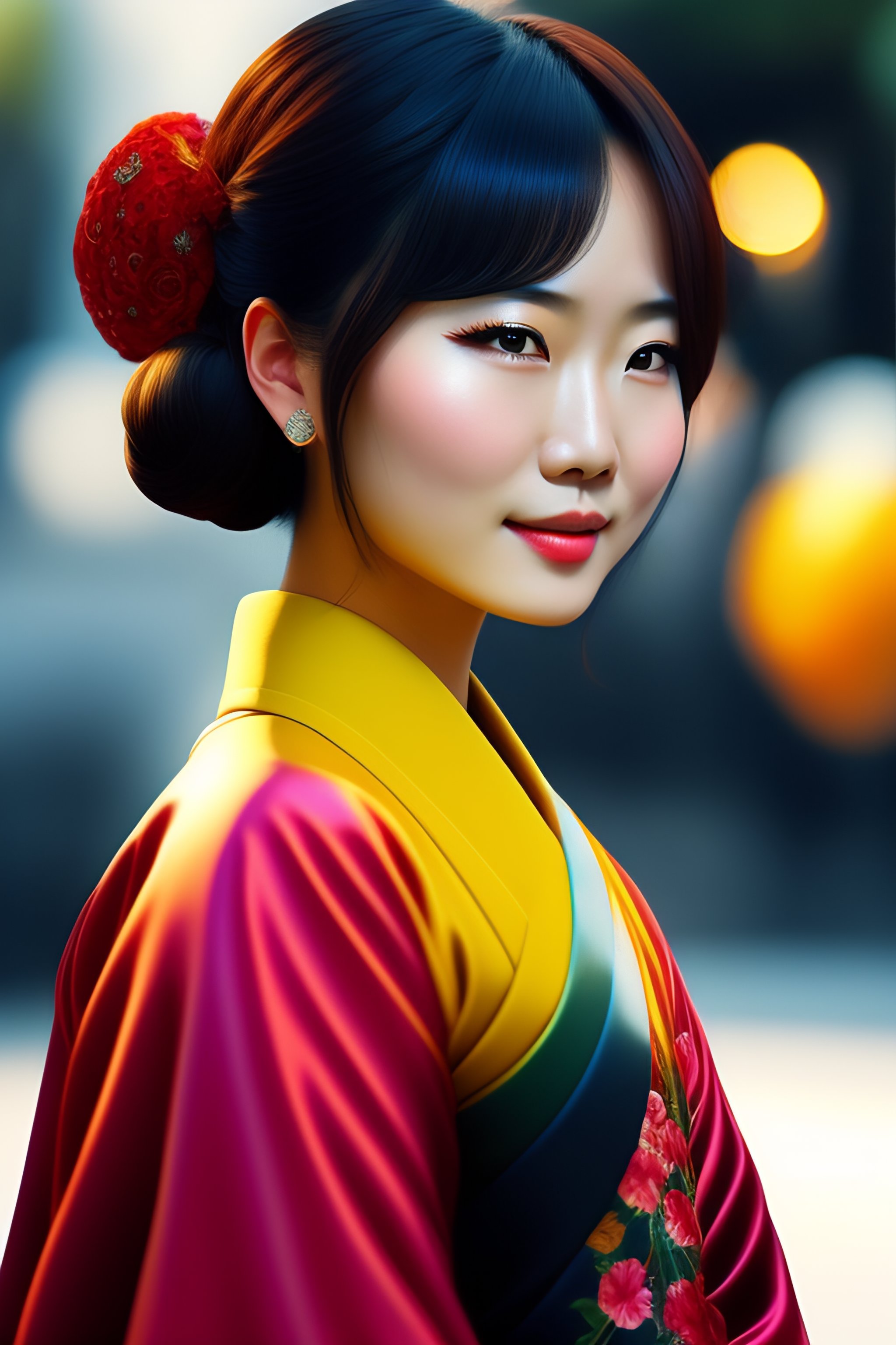 Lexica - A beautiful Japanese girl