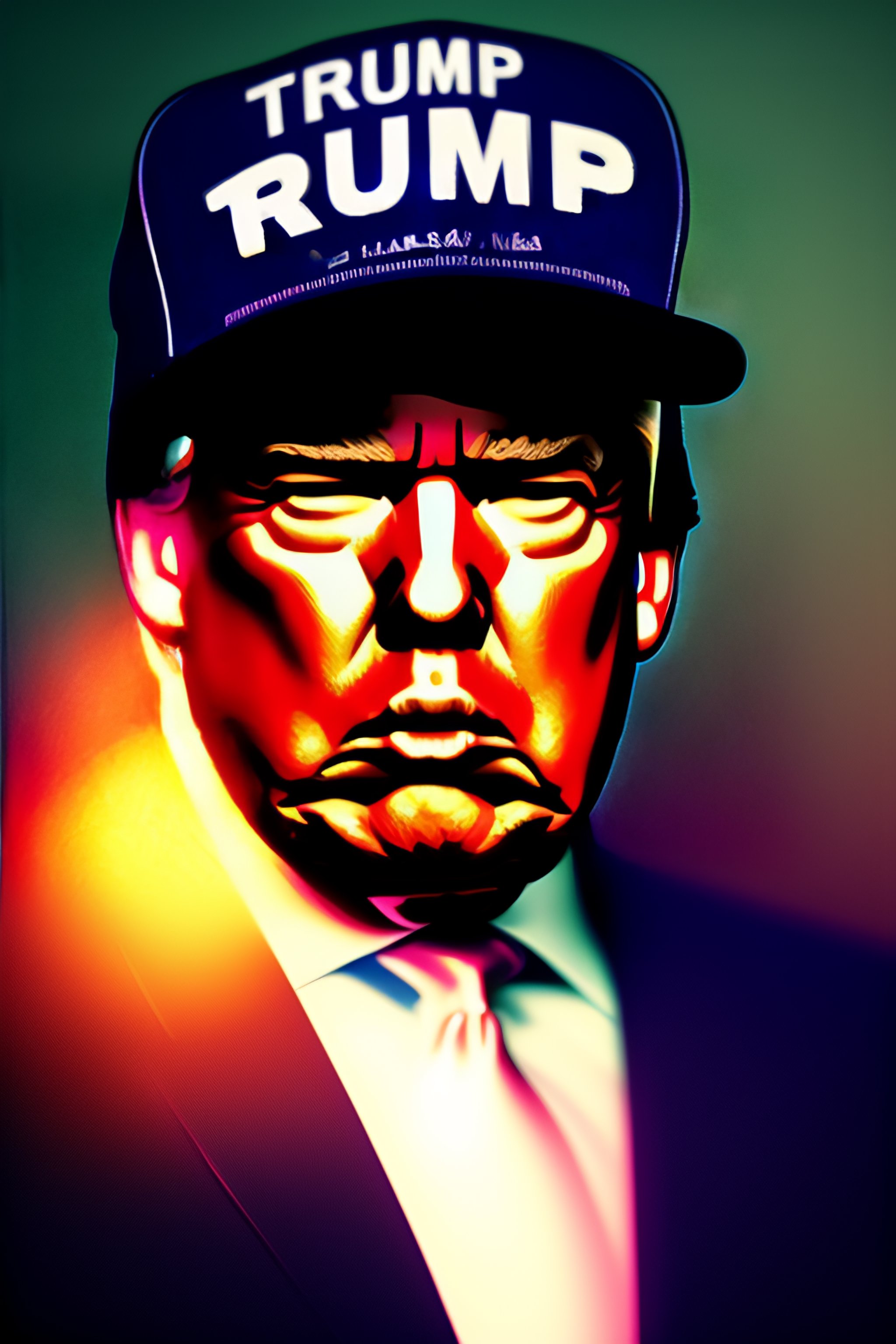 Lexica - Donald trump as gangster rapper