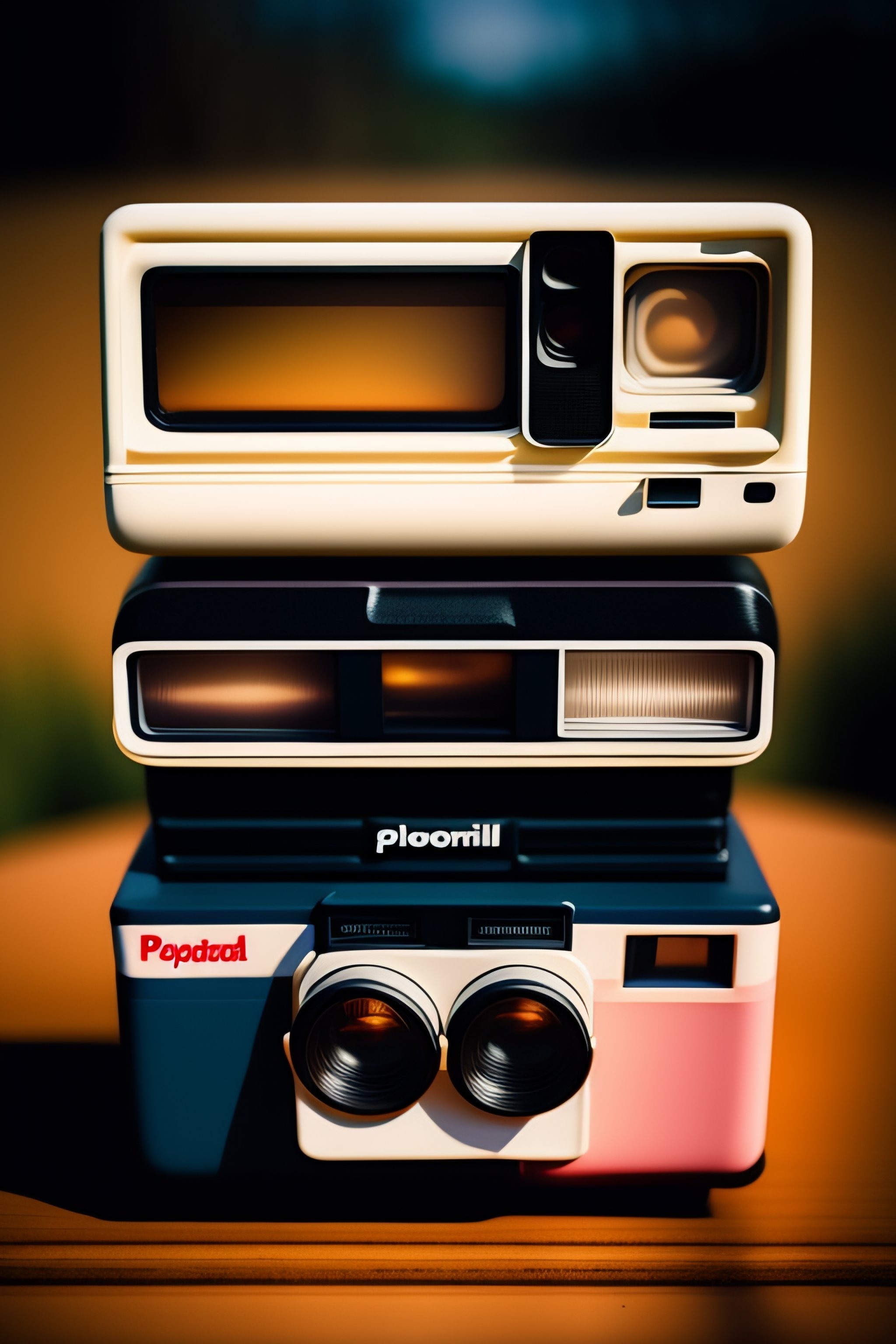 Lexica - 80s polaroid, authentic, vintage, film grain, realistic, bimbo