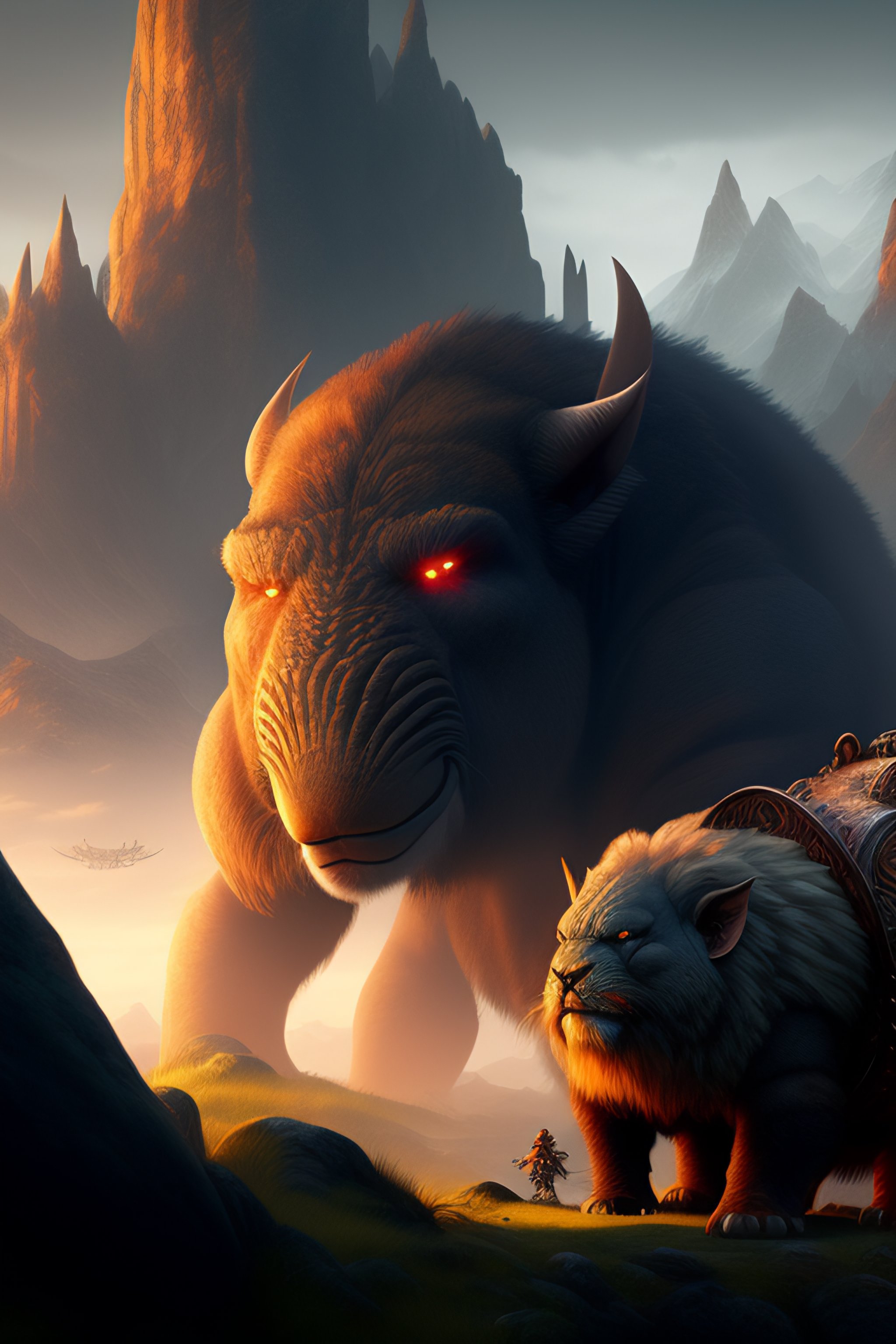 Lexica - Dwarfs versus monster forgotten beast