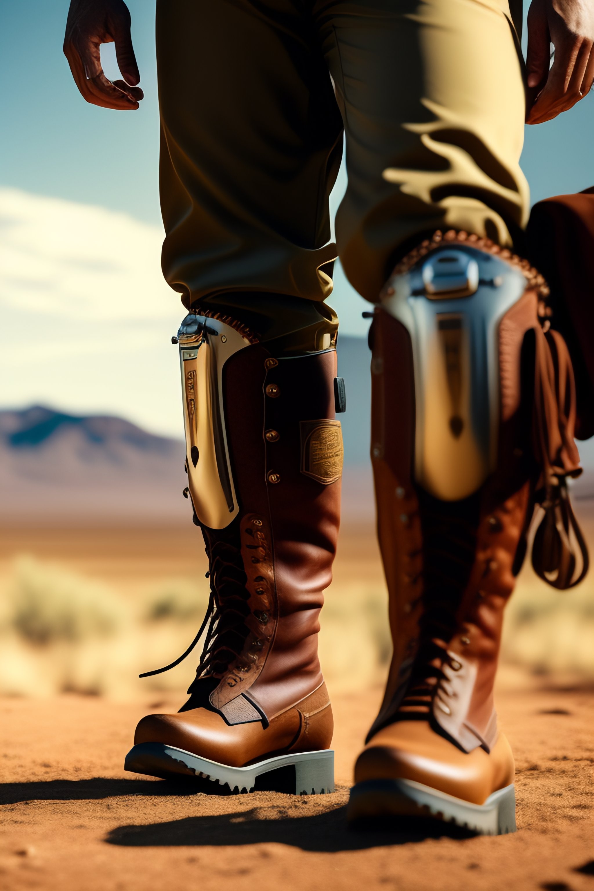 Lexica - Polio Leg braces, highly detailed, rugged, dramatic, in the ...