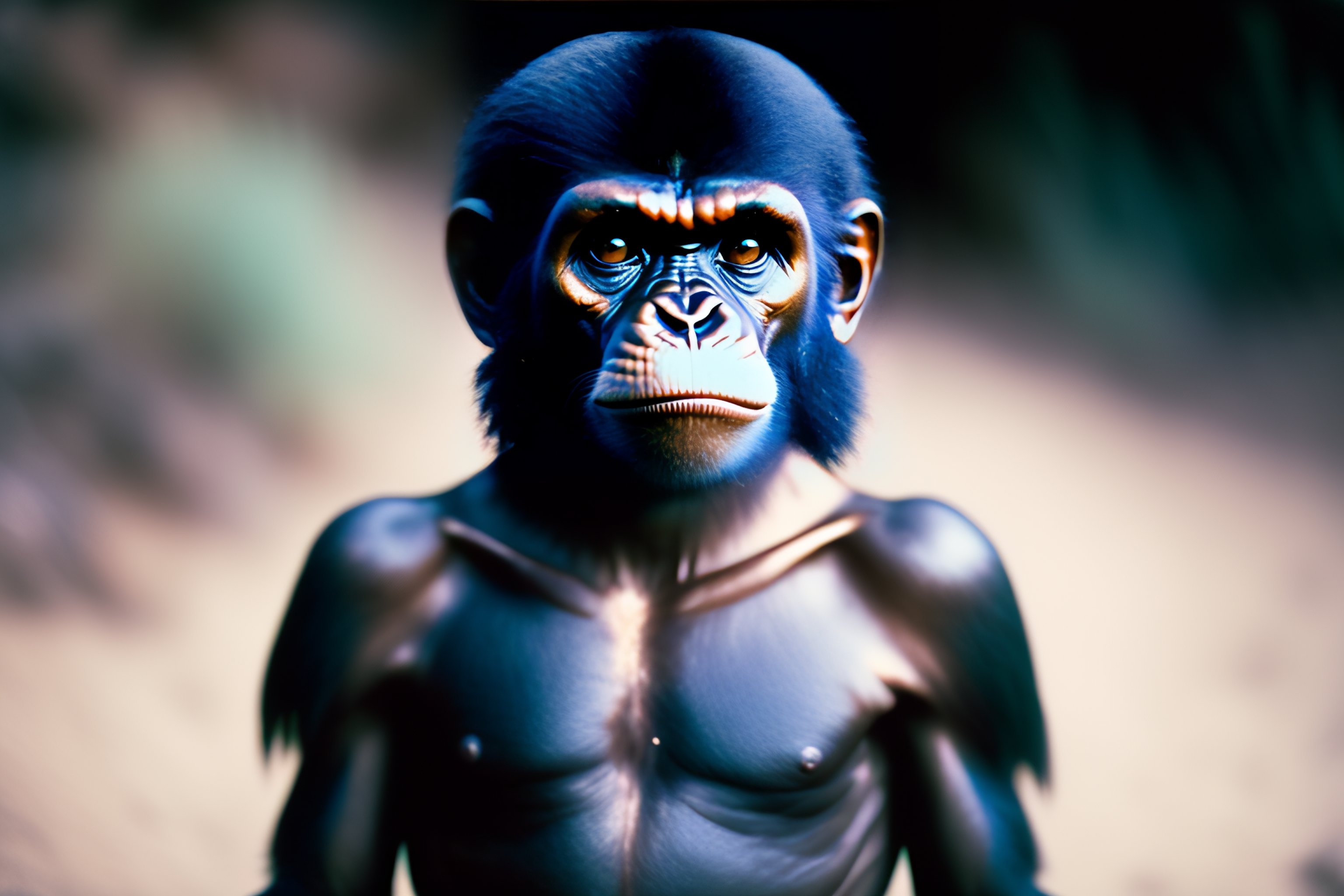 Lexica - “ full body photo of Lucy the Australopithecus afarensis ...