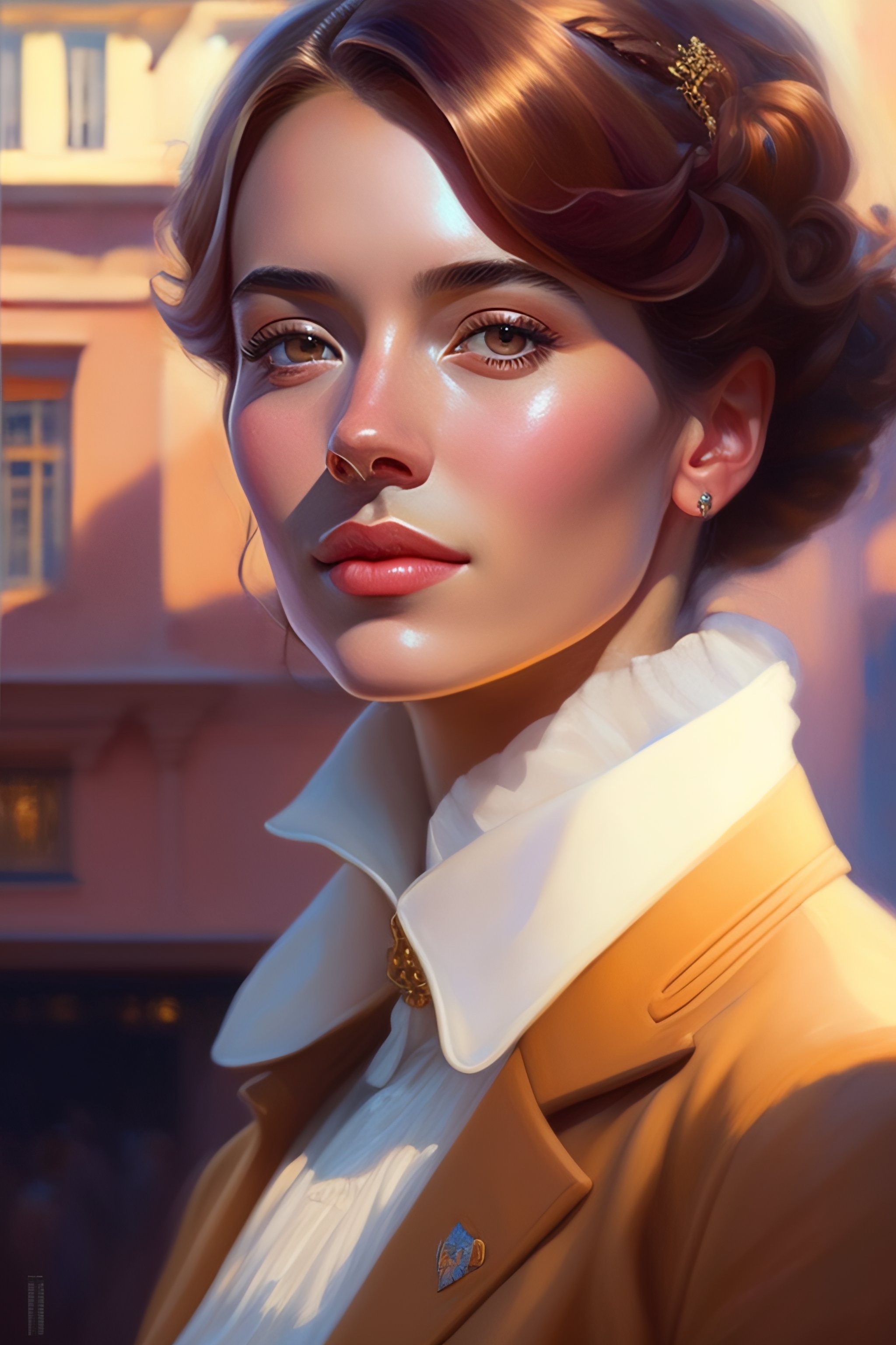 Lexica - Portrait of a girl, grand budapest hotel girl cute-fine-face ...