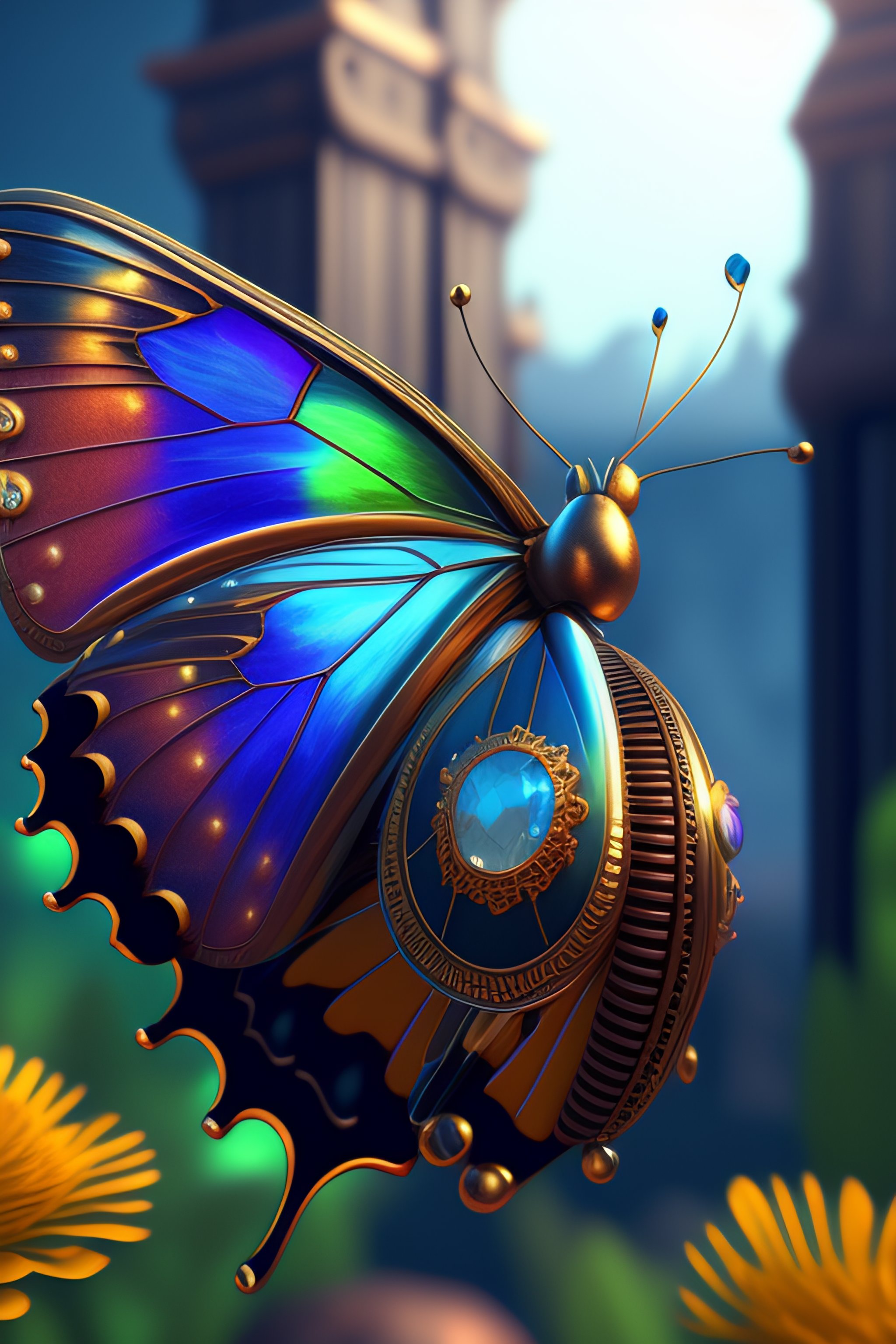 Lexica - Landscape,forward facing, Midjourney steampunk, fantasy pretty ...