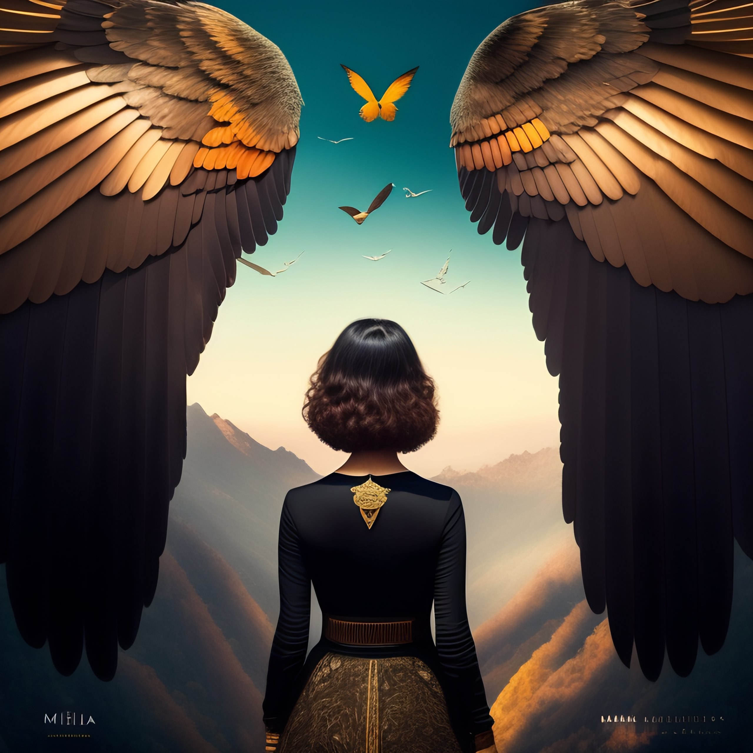 Lexica - "Siempre me ha fascinado la belleza de las alas, así que ...