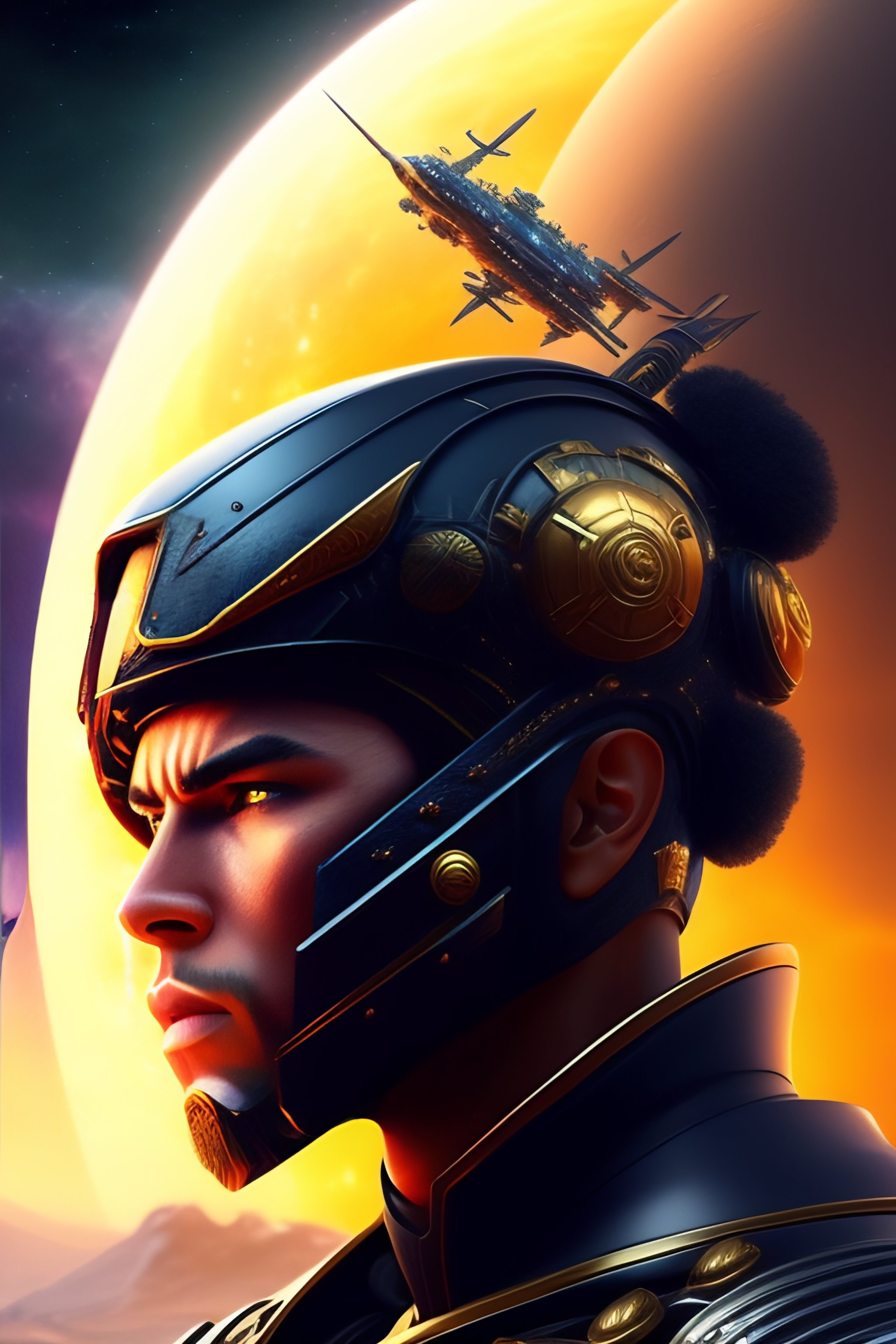 Lexica - Create a high tech equipped weaponized warrior for the defense ...