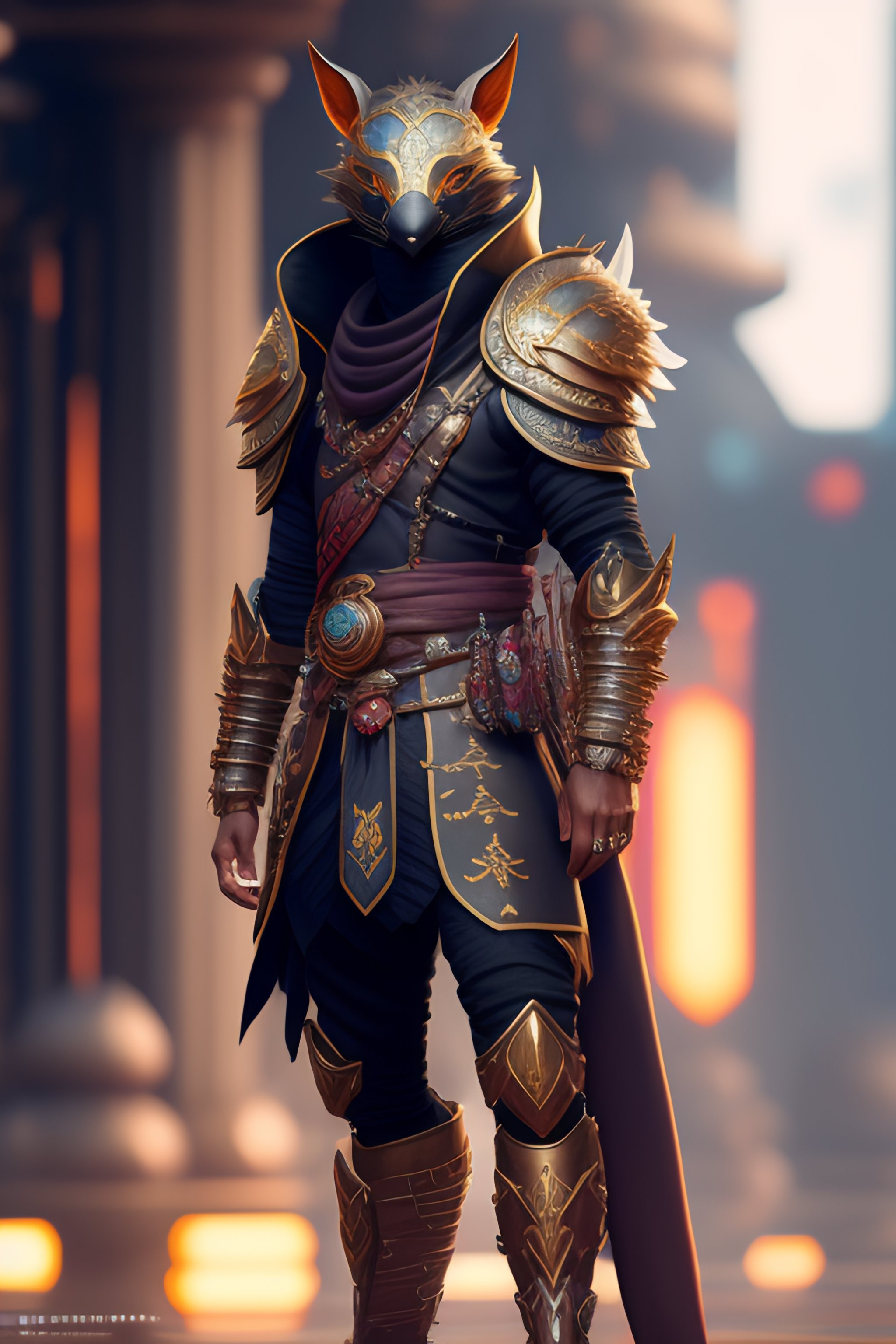 Lexica - Detailed full body concept art illustration oil painting of an ...