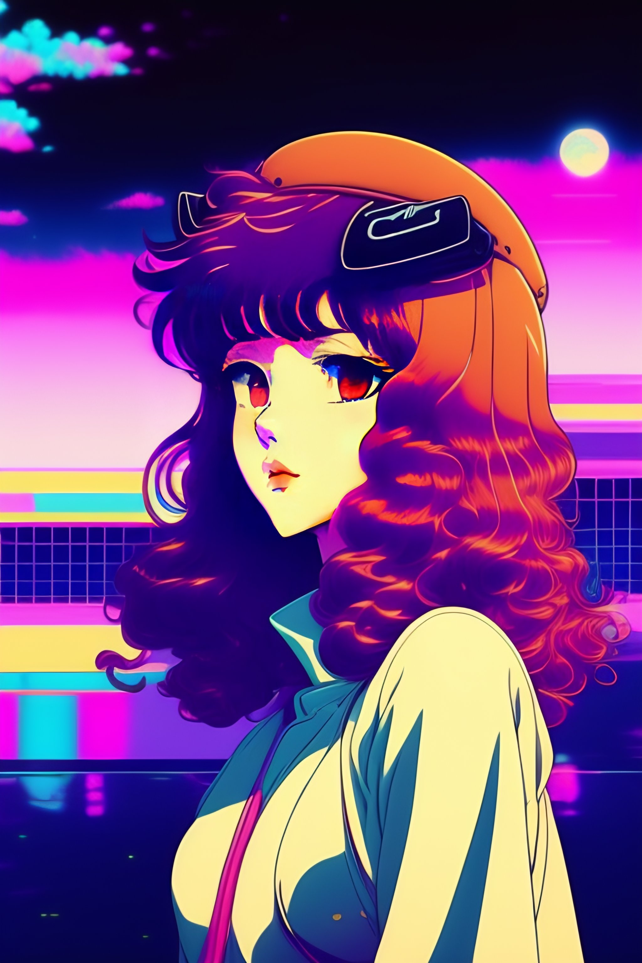Lexica - Vintage 80's anime style vaporwave