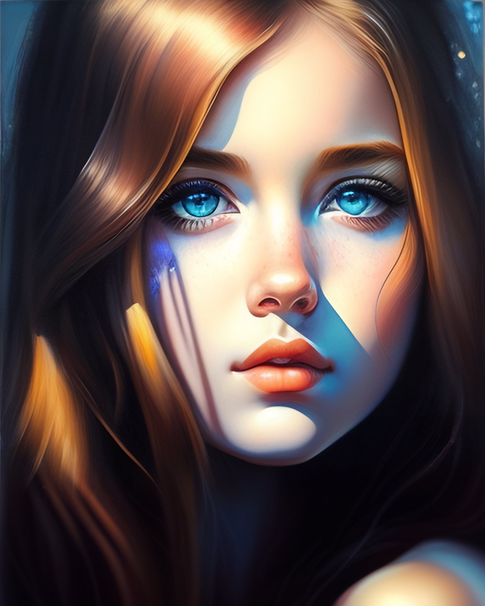 Lexica - Margaret keane, cute girl doll sharp focus, ultra detailed ...