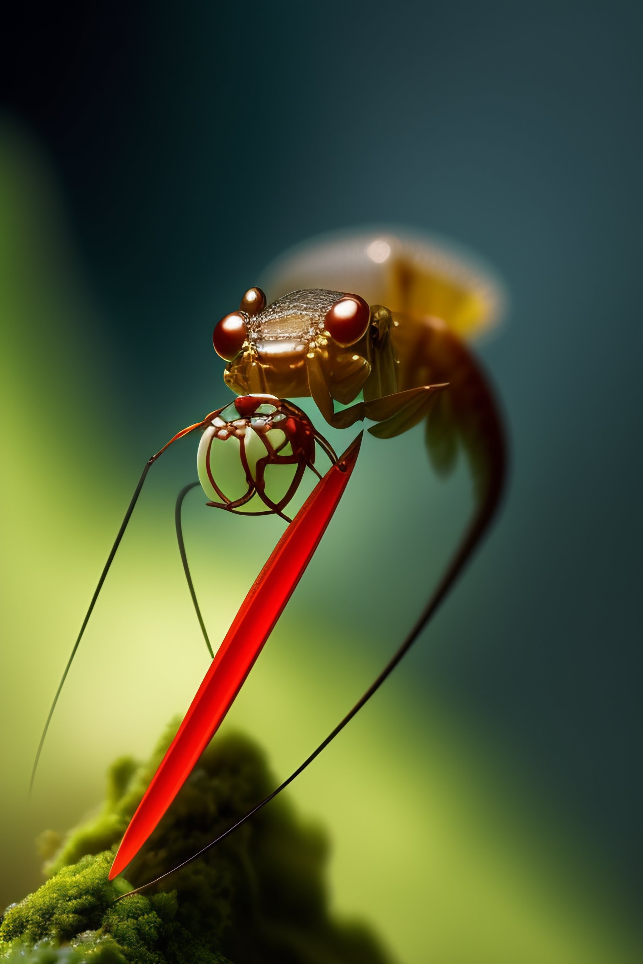 Lexica - A prey mantis holding a sword