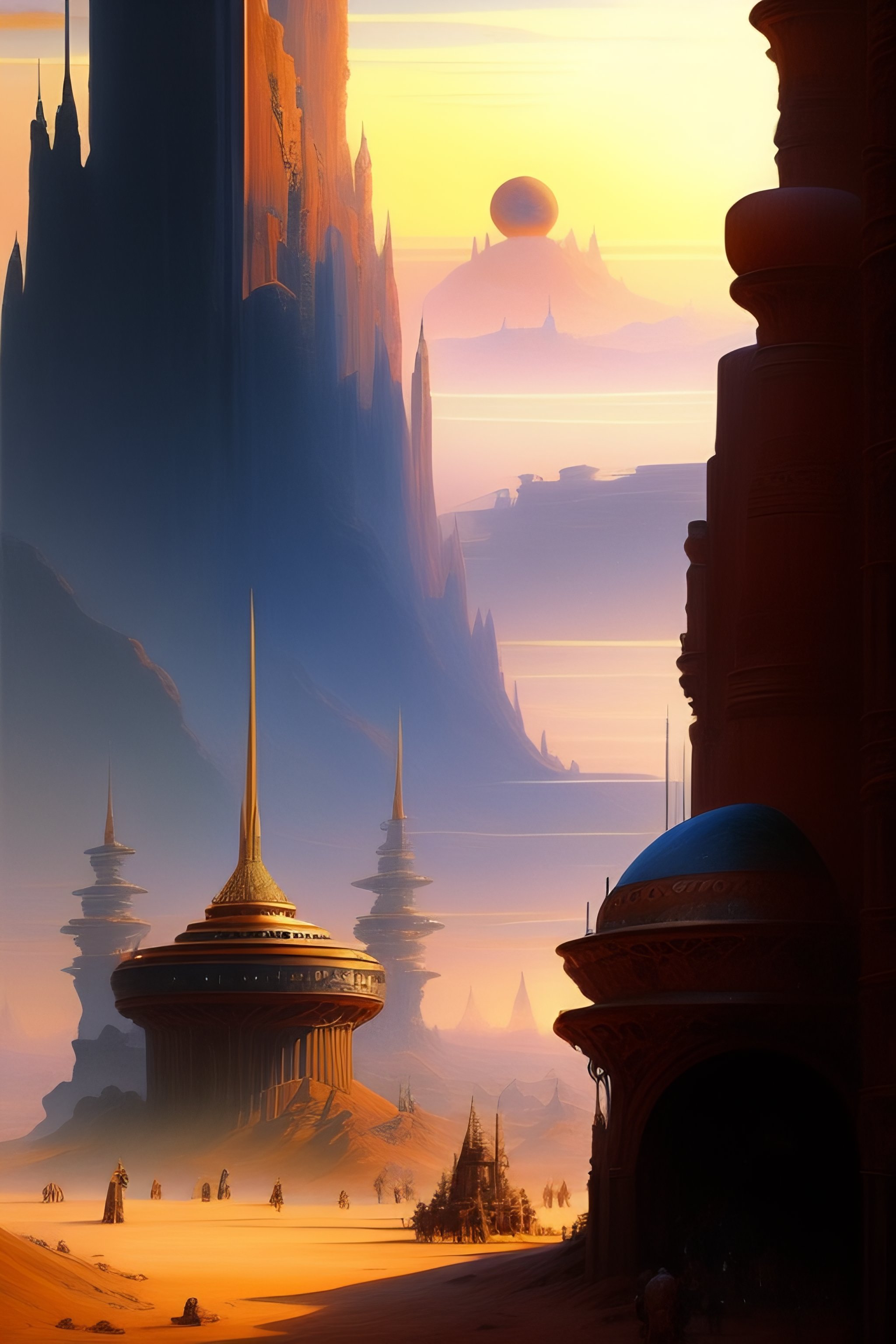 Lexica - Nc wyeth barsoom city