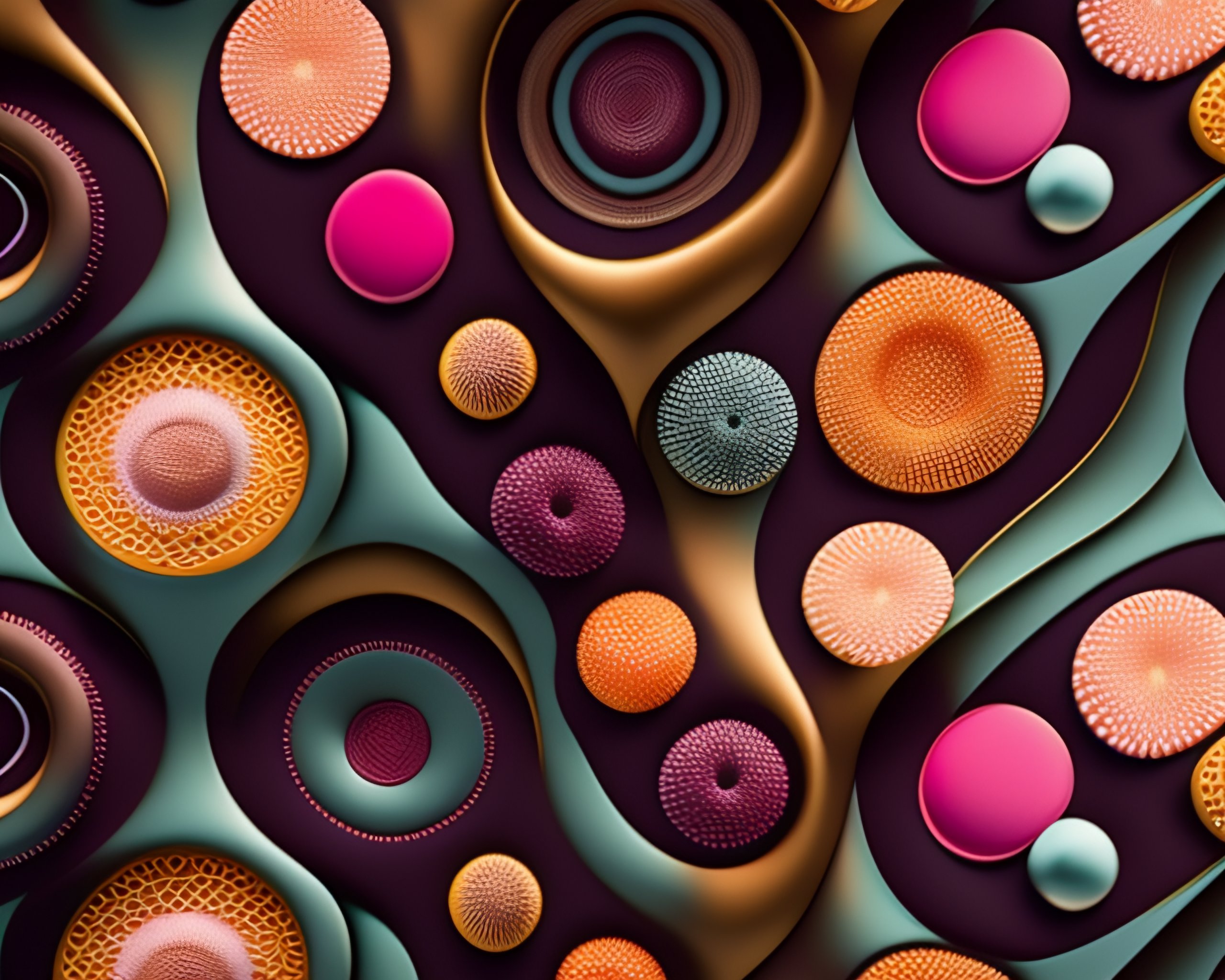 Lexica - Exclusive printed fabric aesthetic elegant curved and shapes ...