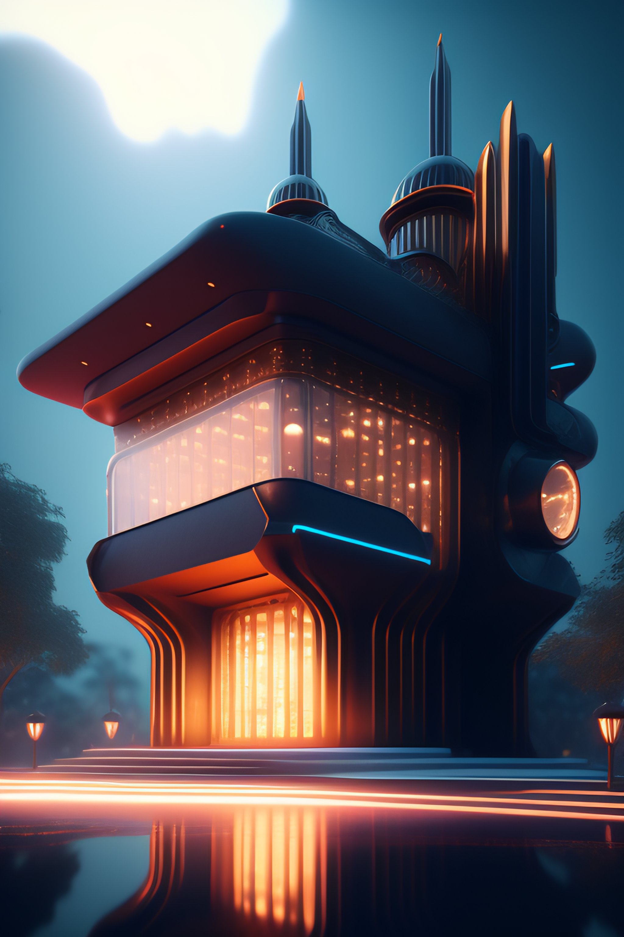 Lexica - Soace ghost spaceship, 3d rendered, highly detailed, 8k ...