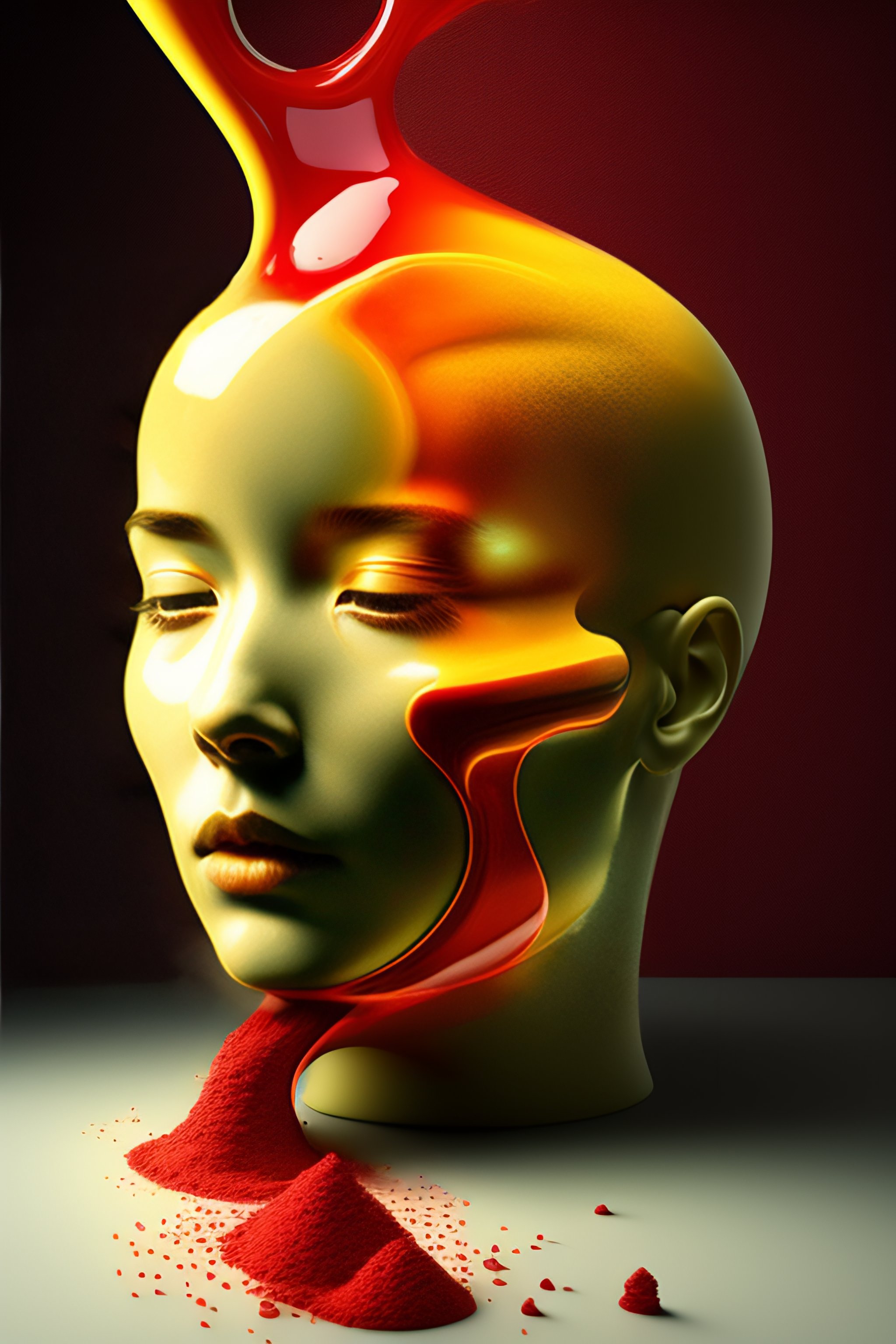 Lexica - Hyperrealistic tissue bloody fluid sanguine slippery ...