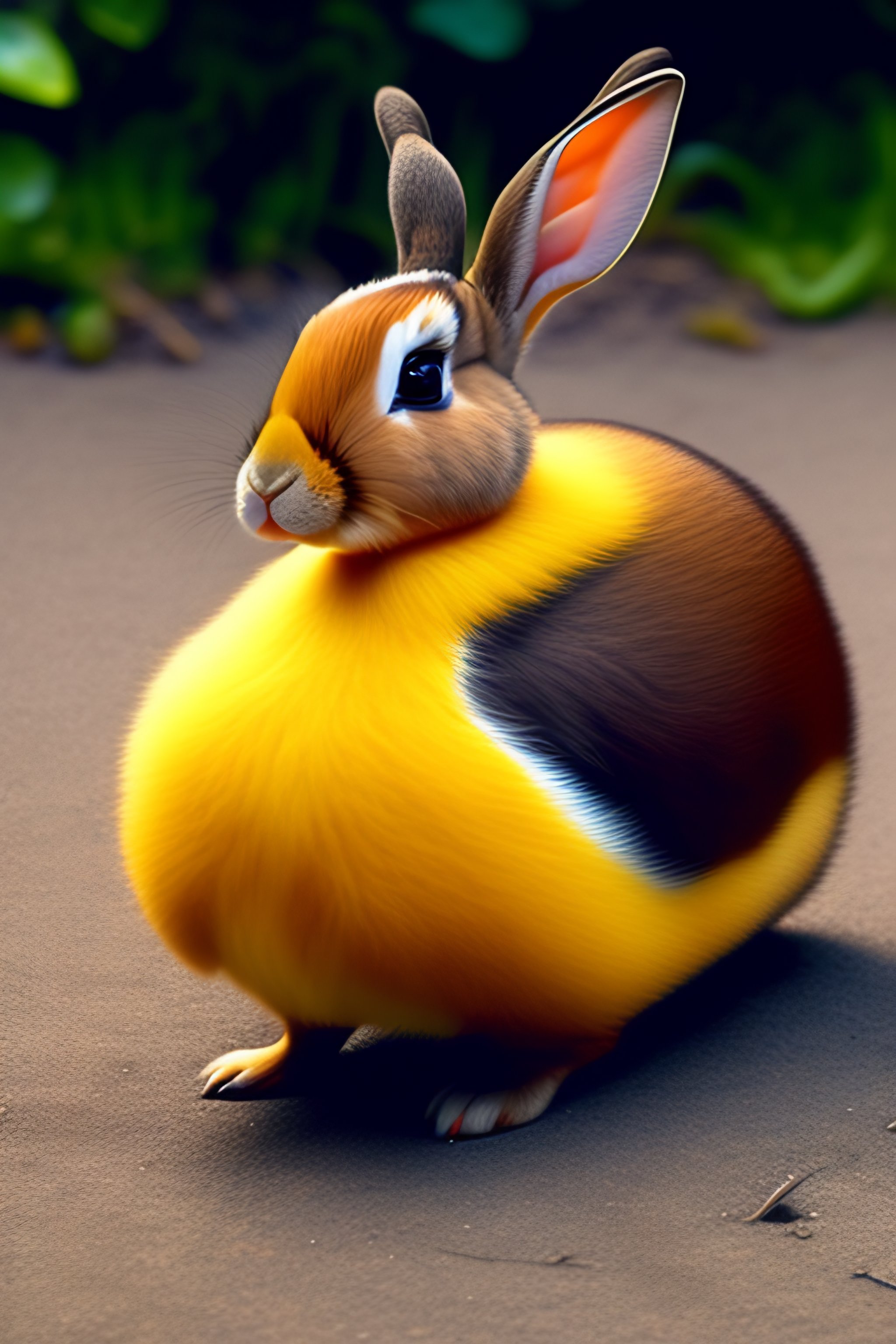 Lexica - A bunny-duck-hybrid creature