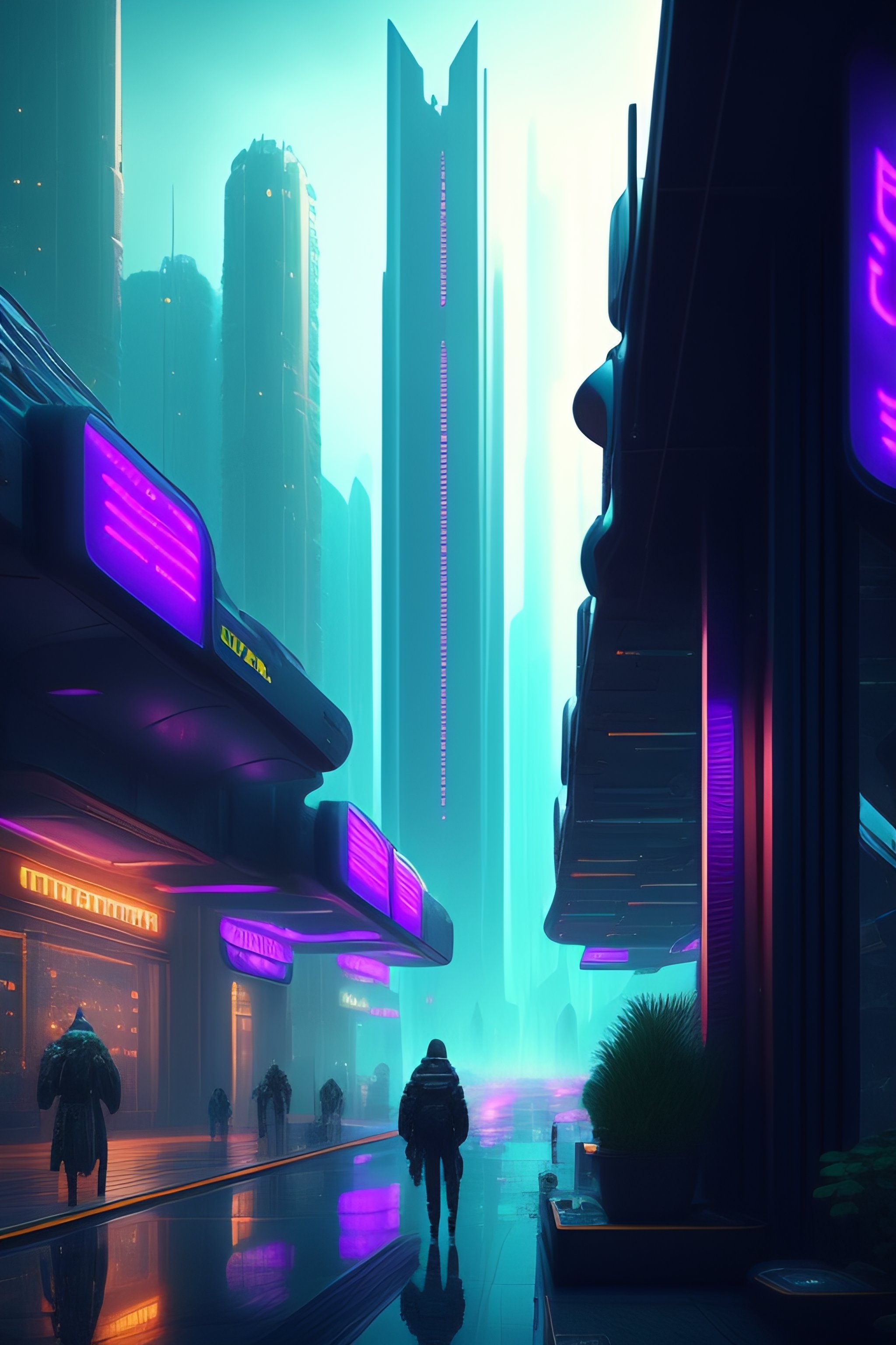 Lexica - Cyberpunk city
