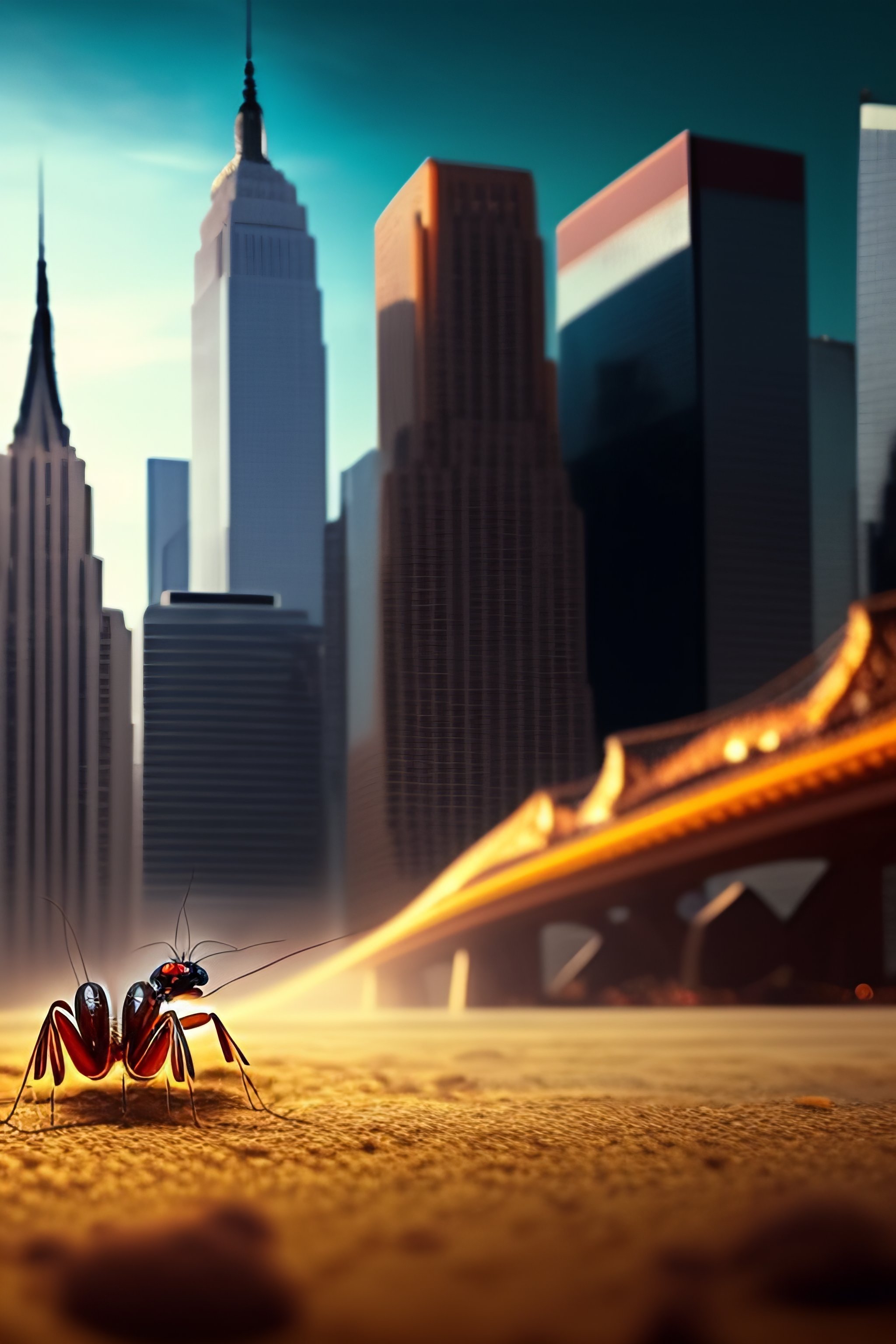 Lexica - Apocalyptic future where the world is ruled by evil ants, new york