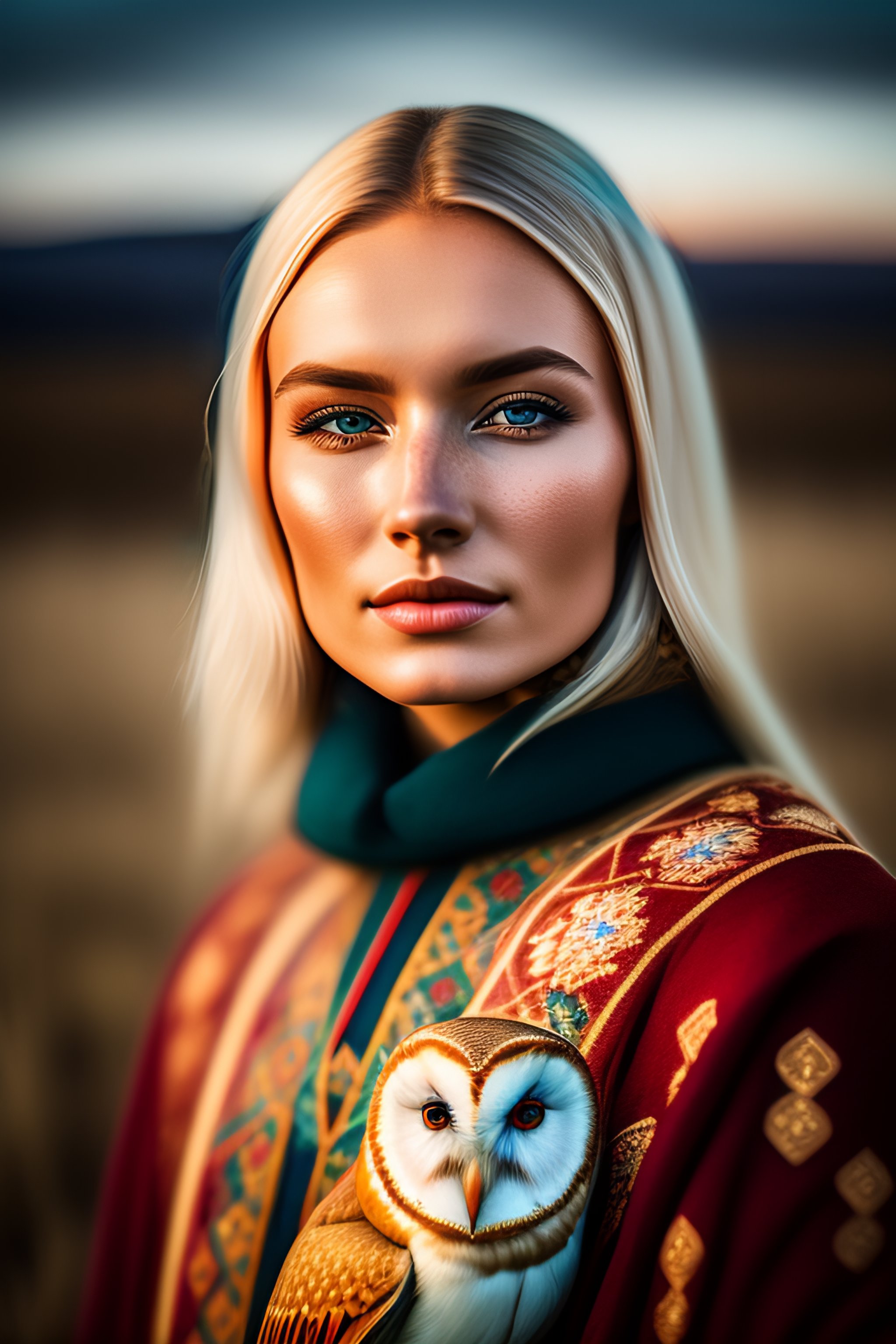 Lexica - Symmetry!! portrait photograph shot on petzval lens of an ...