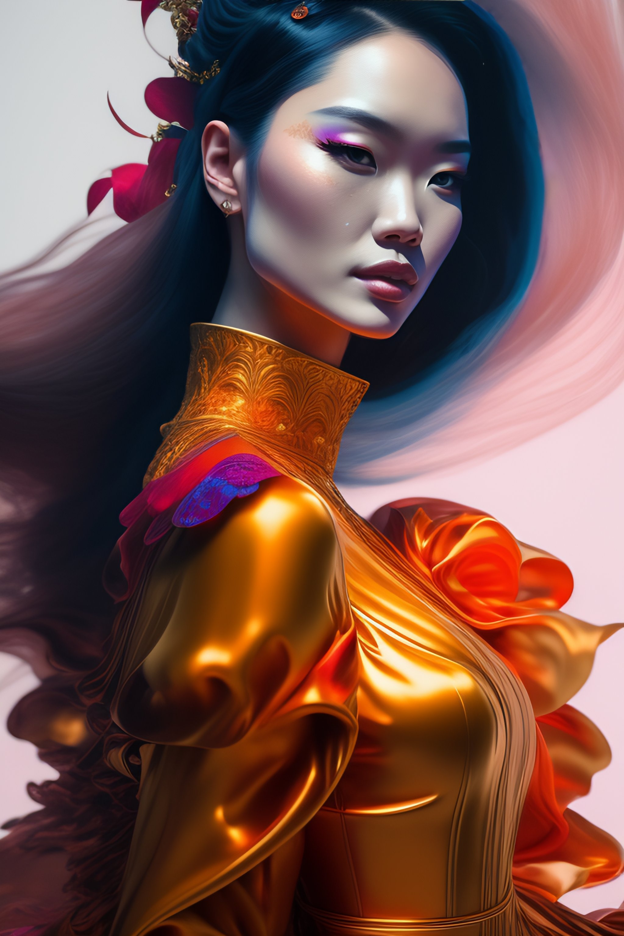 Lexica - Portrait of the most beautiful form of chaos, elegant, a ...