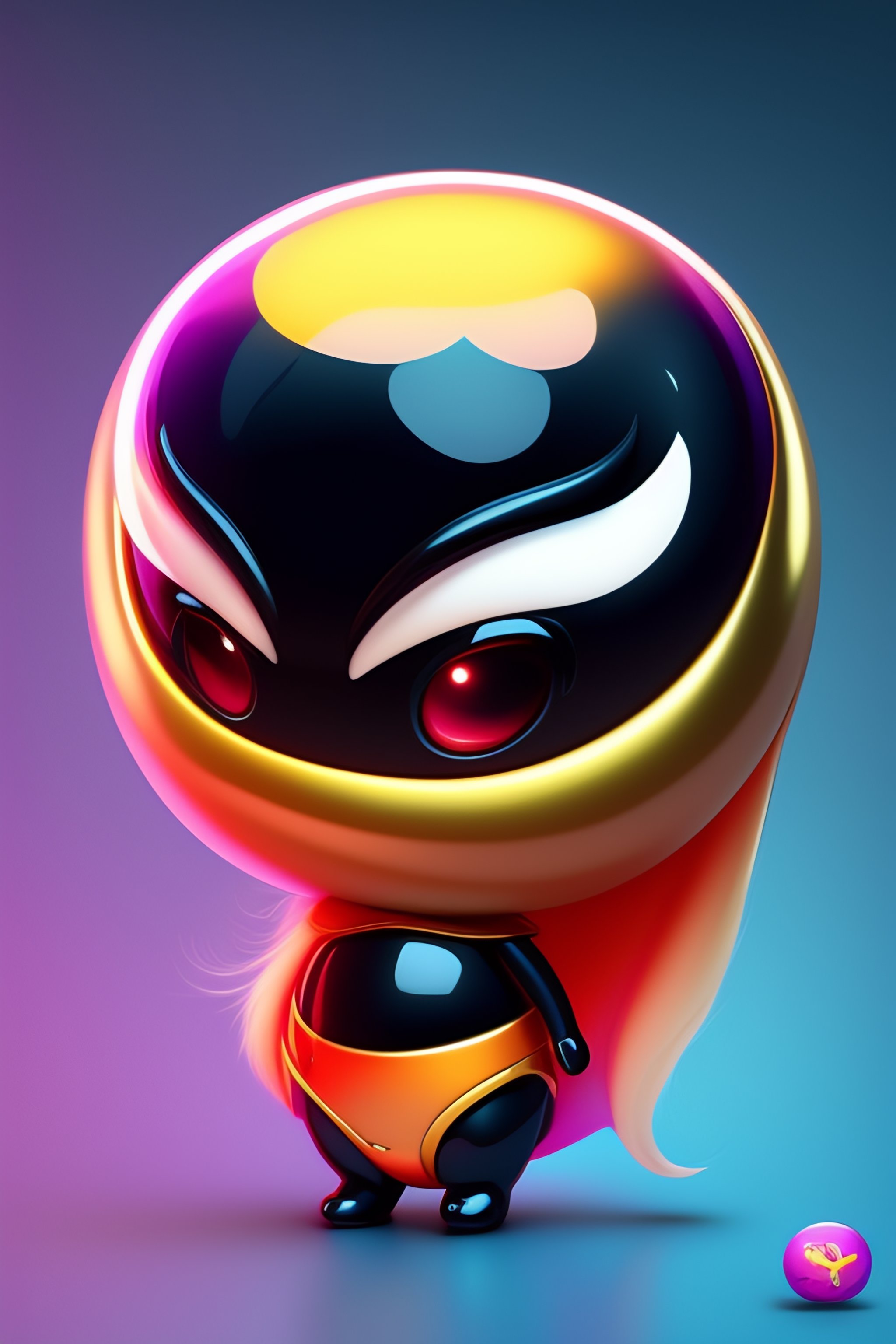 Lexica - Cute and adorable cartoon it She Venom baby, fantasy ...