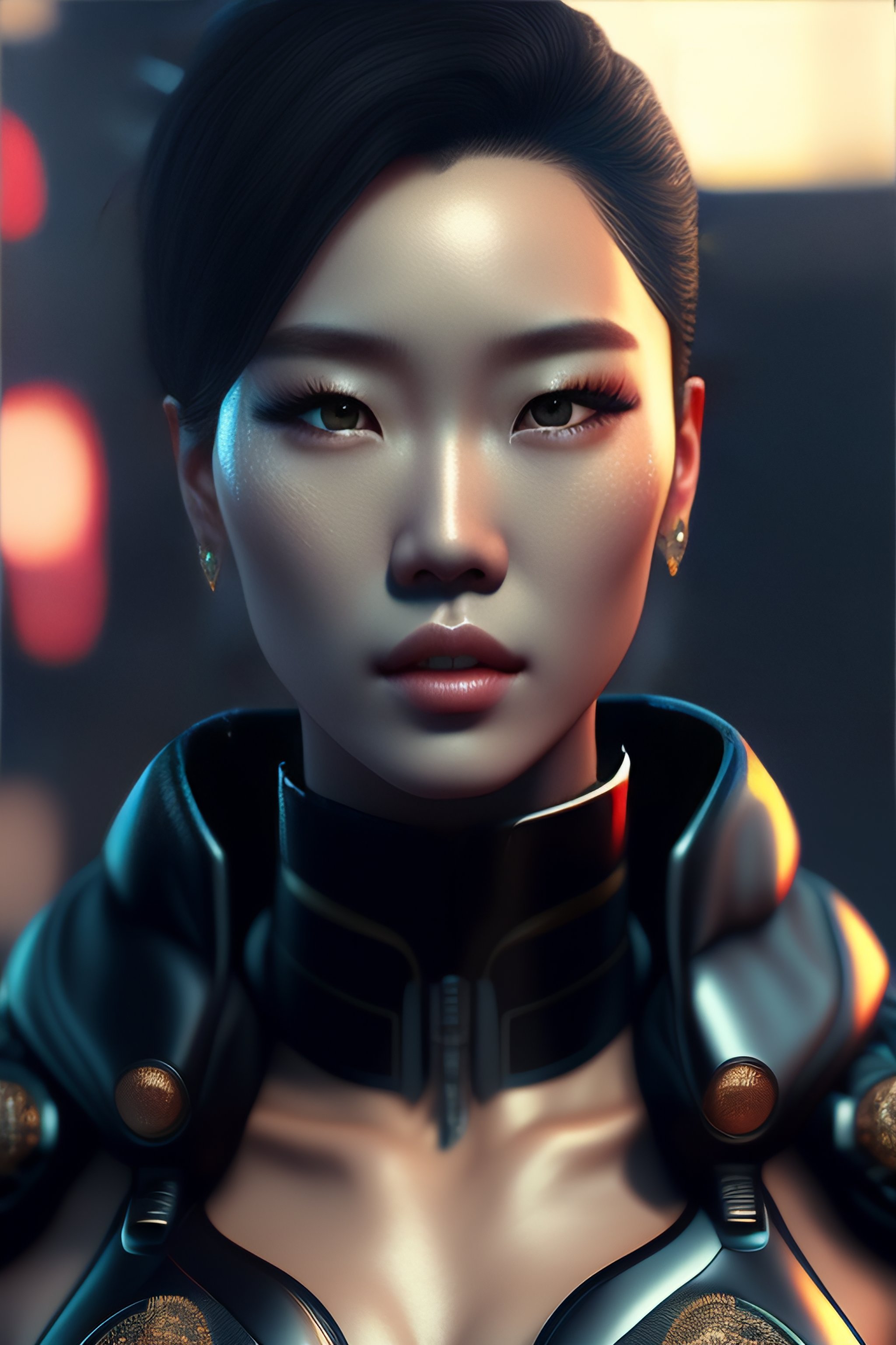 Lexica - High fashion kpop cyborg highly detailed, photo realistic ...