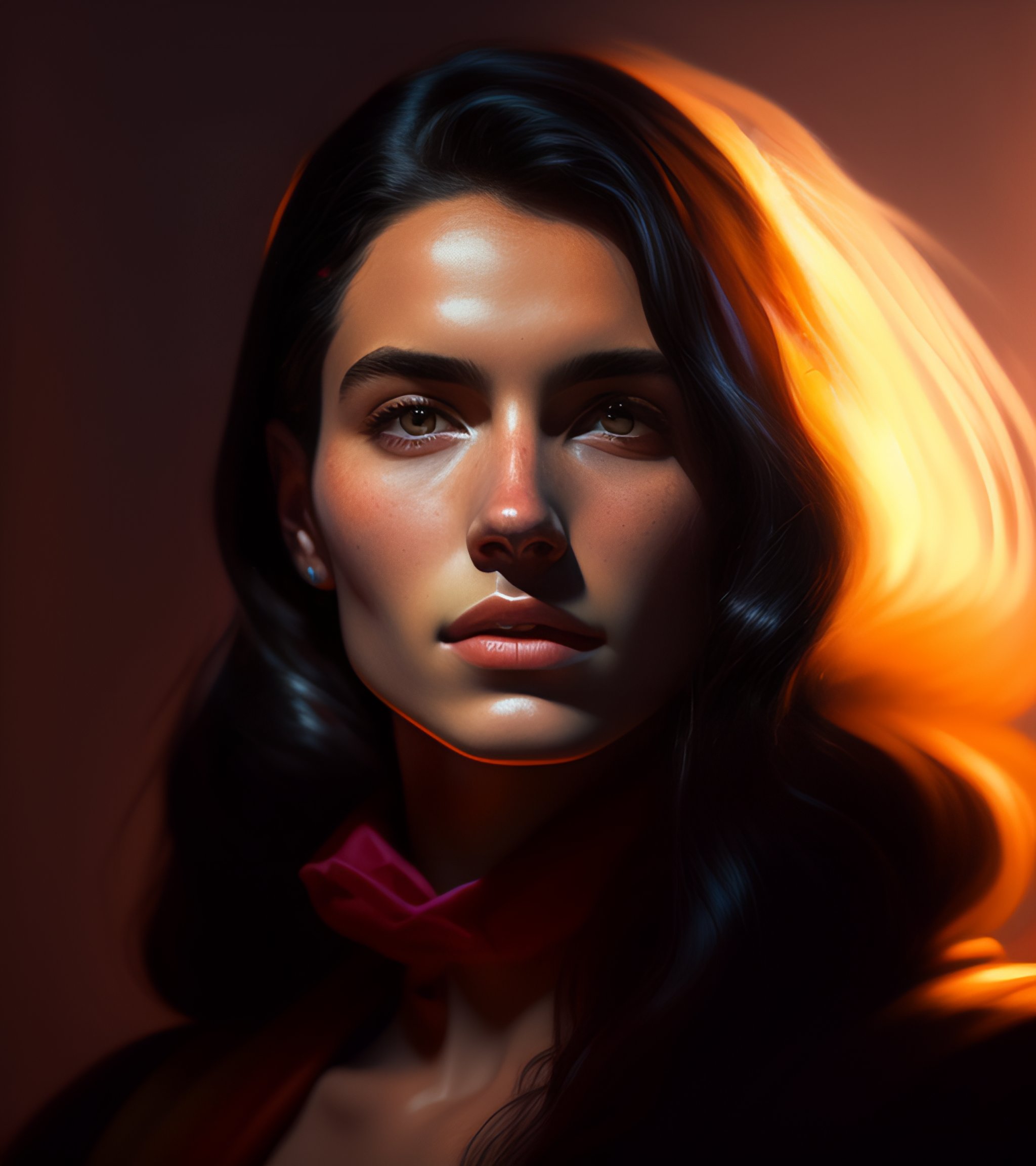 Lexica - A young woman, dramatic lighting, chiaroscuro, high detail ...