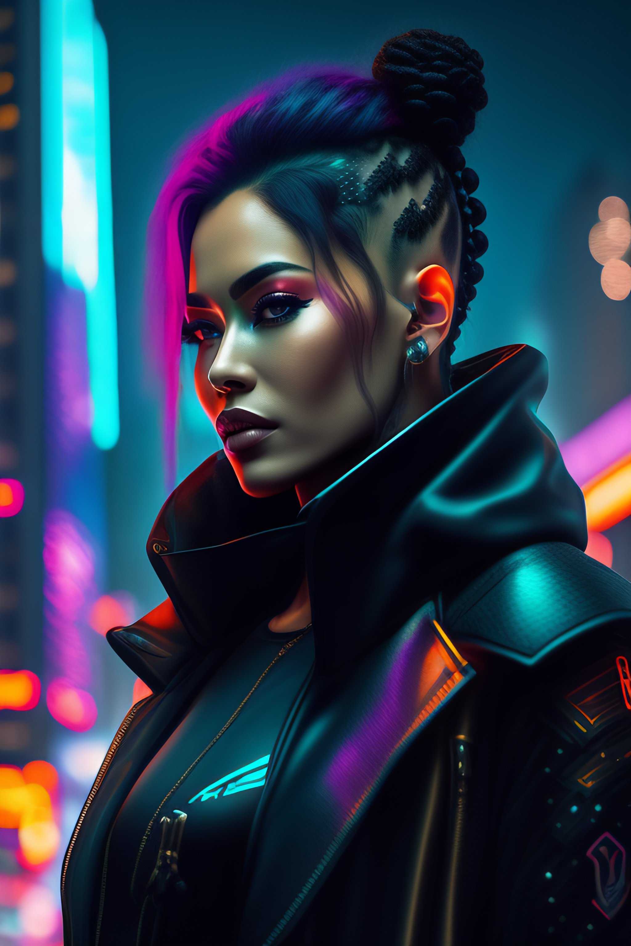 Lexica - Cyberpunk style aleyway