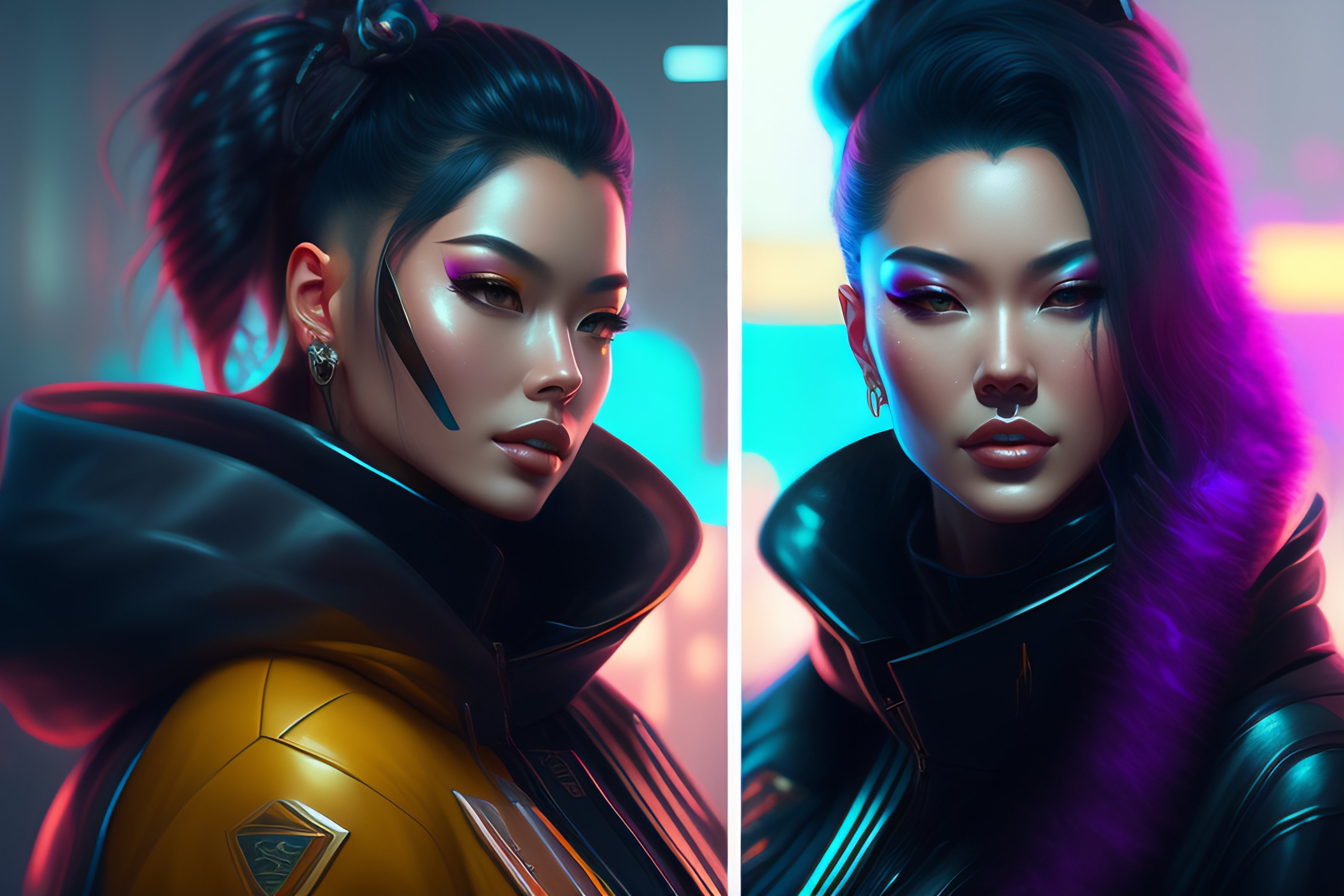 Lexica - Cyberpunk, cyberspace, neuromancer, painted by bobby chiu ...