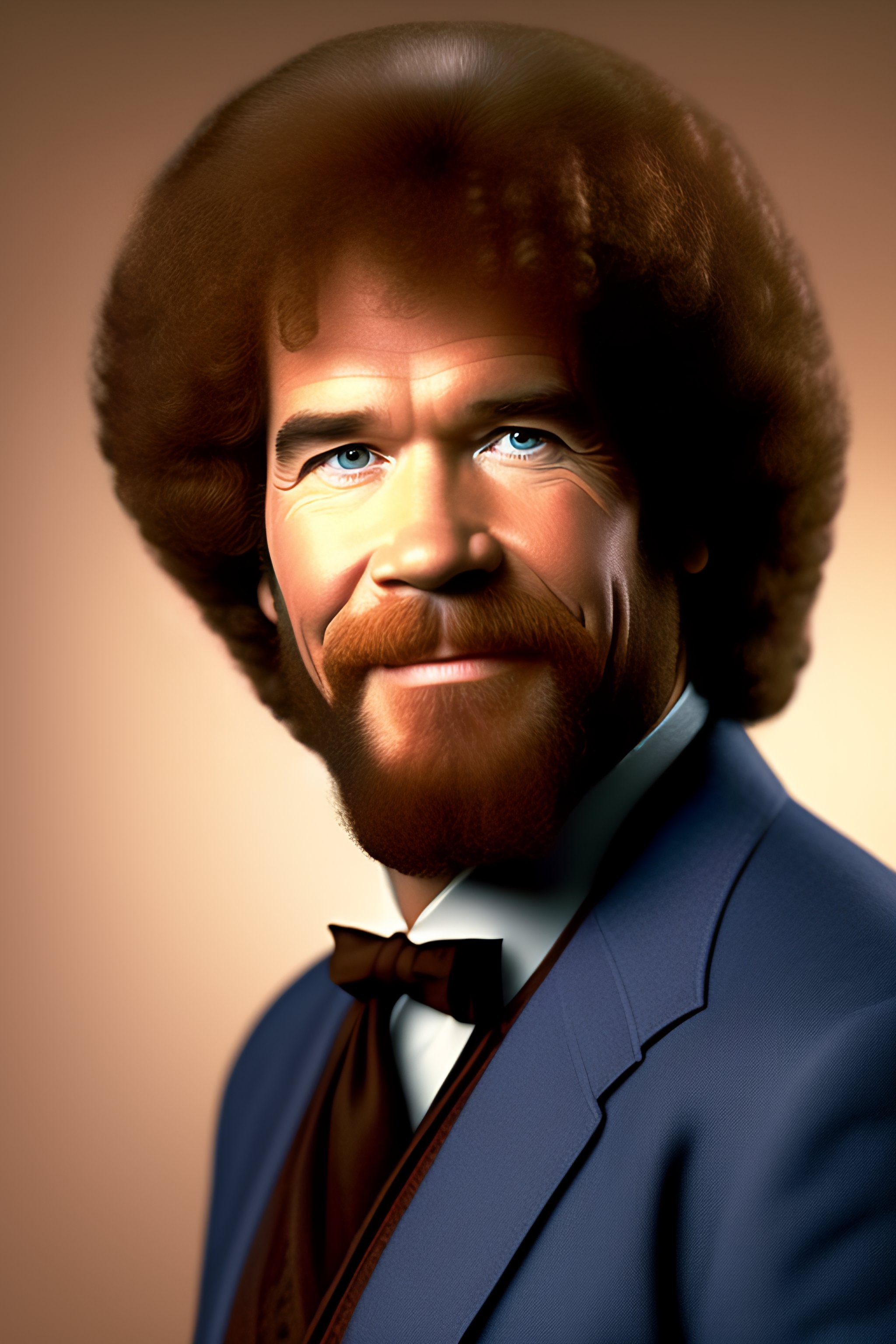 Lexica - Bob ross without a beard, hyperrealistic 8k