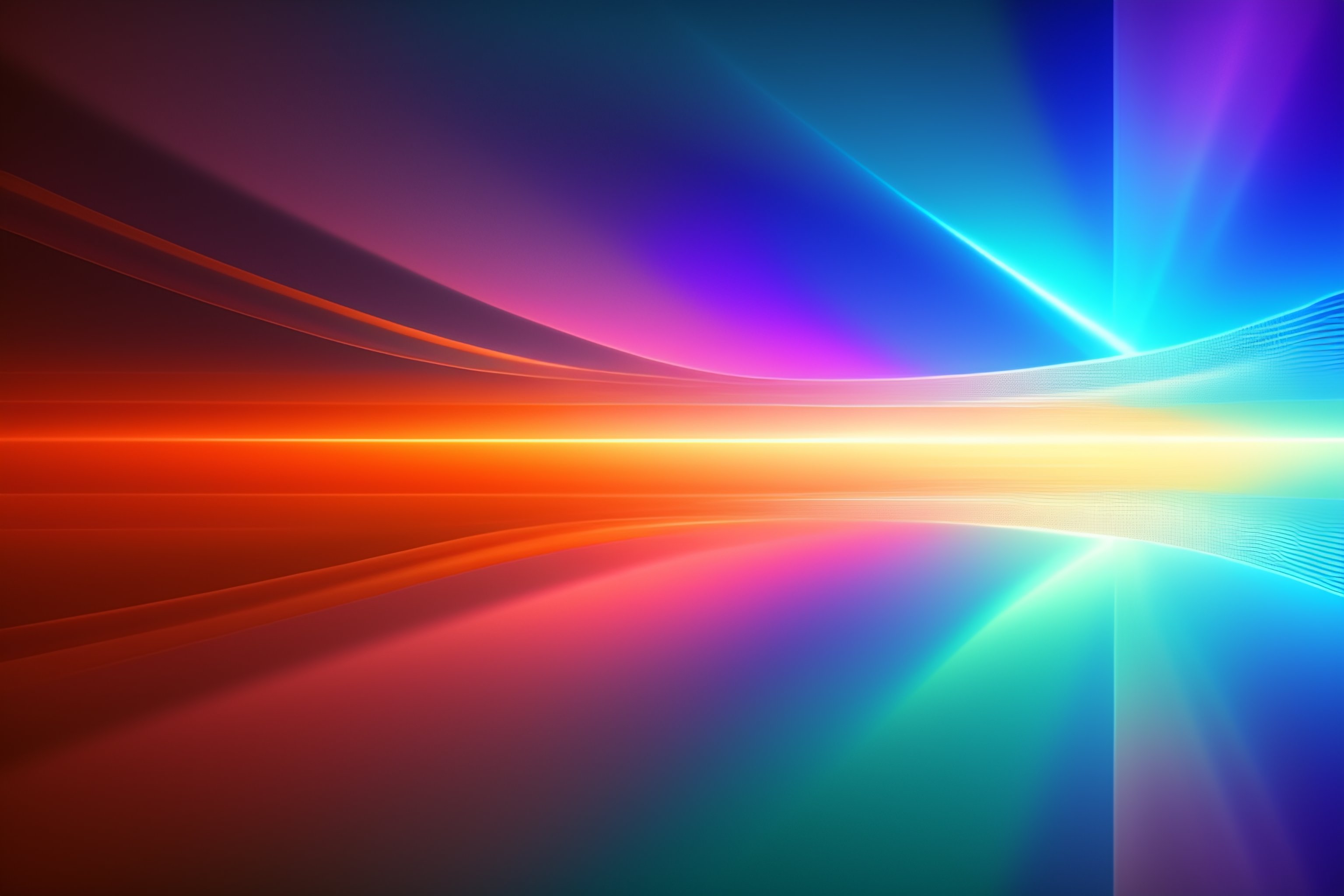 Lexica - High resolution desktop wallpaper, diffraction pattern, teal ...