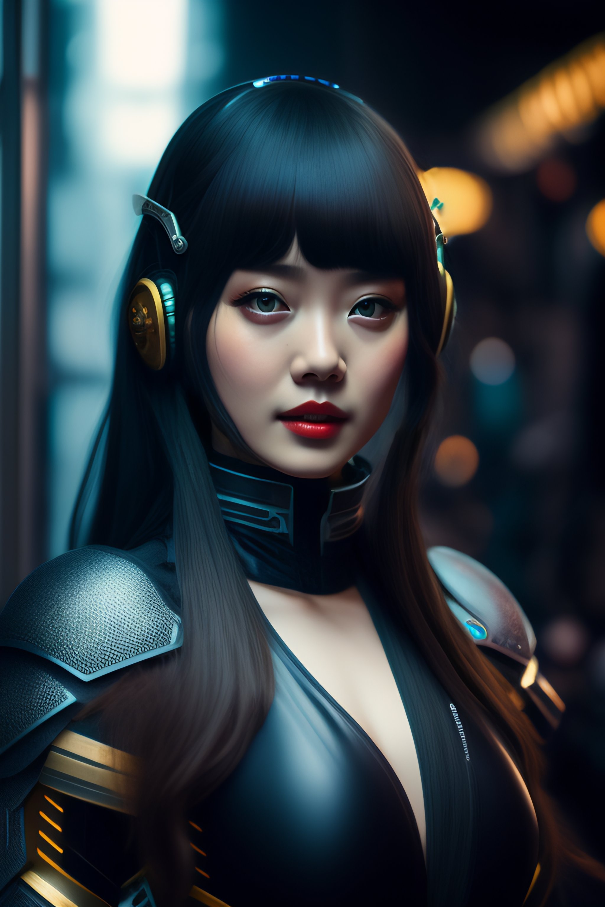 Lexica - Photoreal, cosplay, Cosplayer, cyber punk, Kanna Hashimoto ...